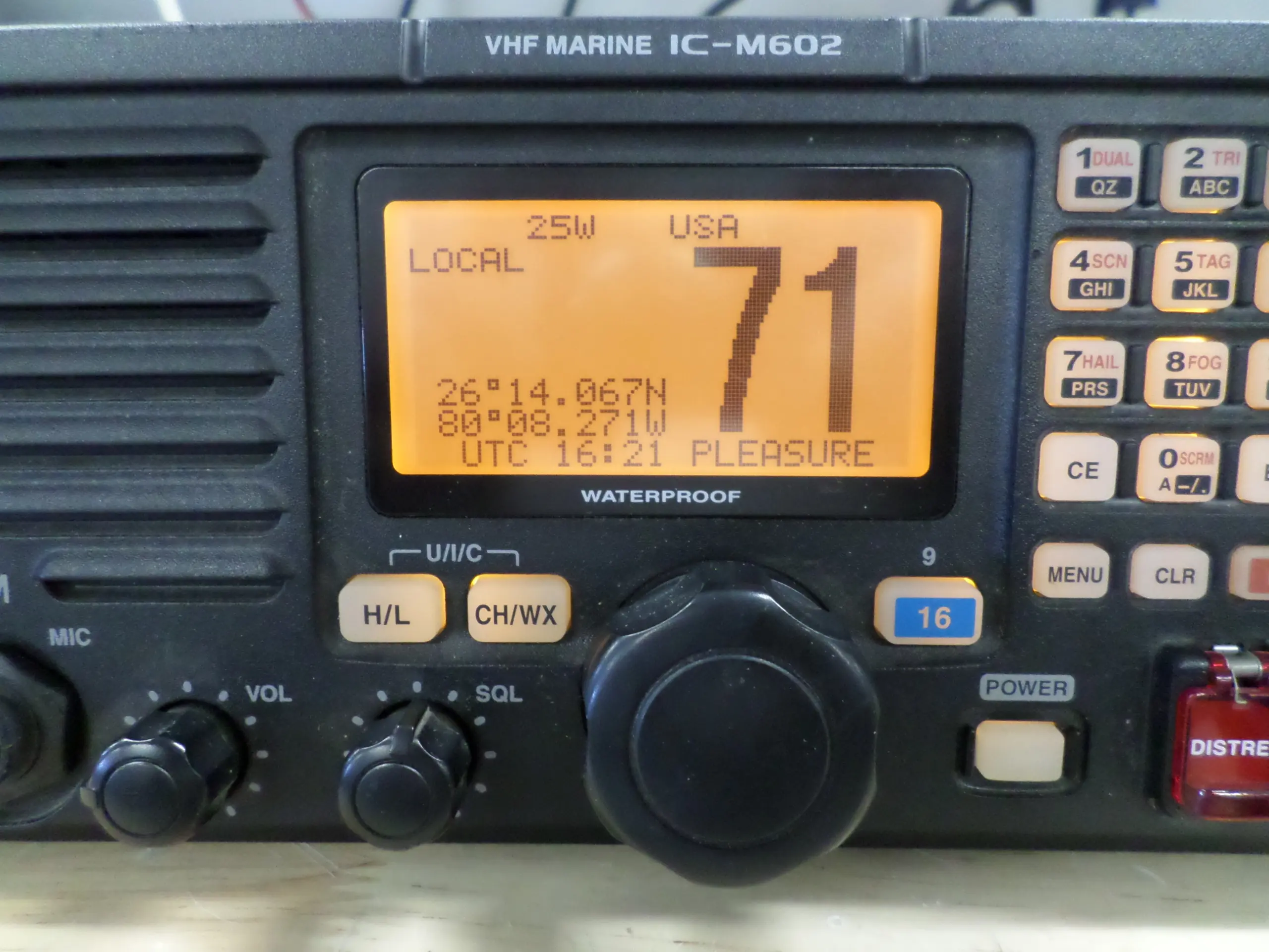 Icom IC-M602 Marine DSC VHF Radio - Fully Tested - Excellent Condition ...