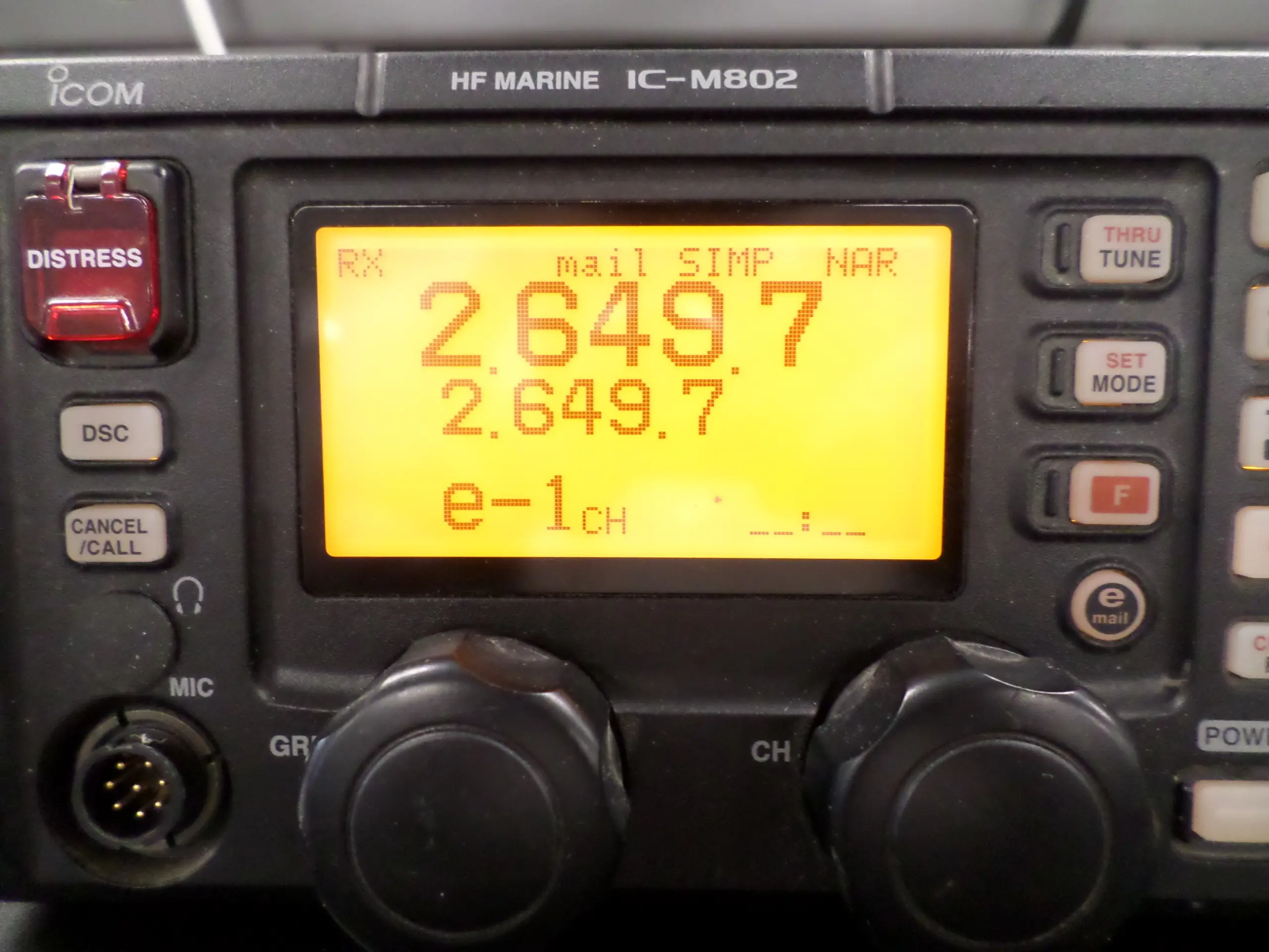 Icom IC-M802 Complete SSB Single Sideband AM Radio System - Max Marine ...