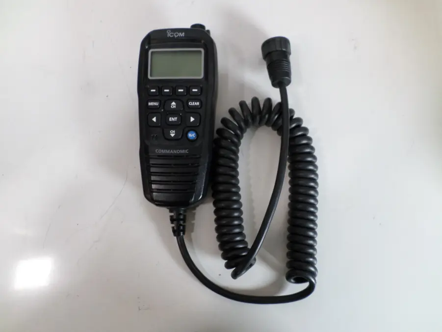Icom HM-195B VHF CommandMic Second Station Handset for IC-M506 IC-M605 ...