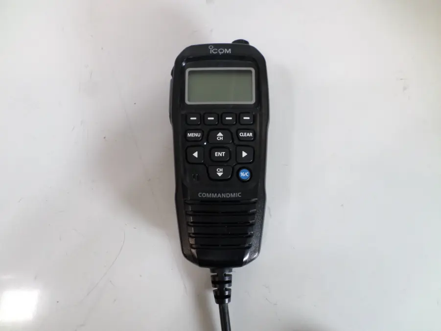 Icom HM-195B VHF CommandMic Second Station Handset for IC-M506 IC-M605 ...