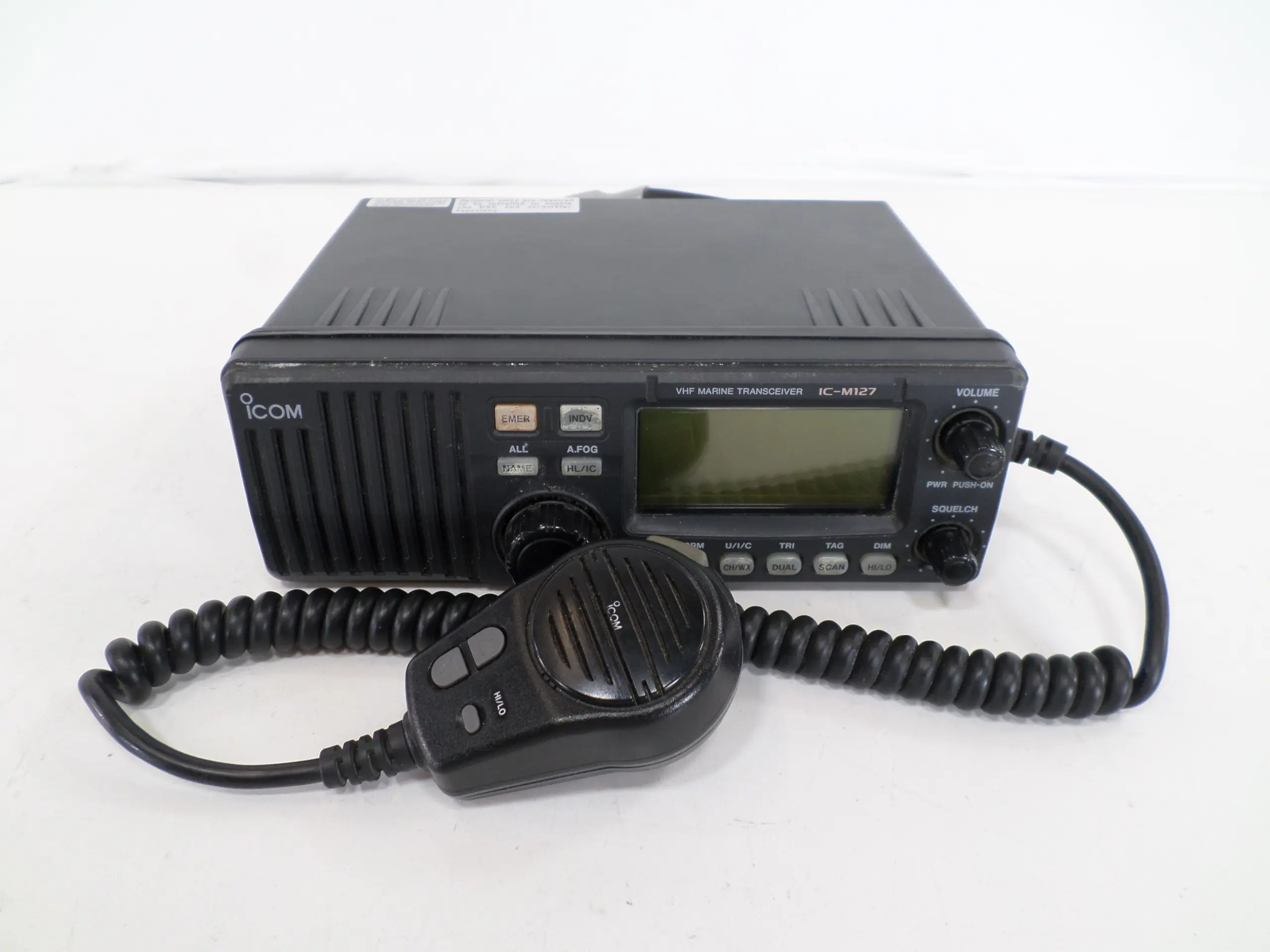 Icom IC-M127 Marine VHF Radio with Optional DSC Module - Tested - Max ...