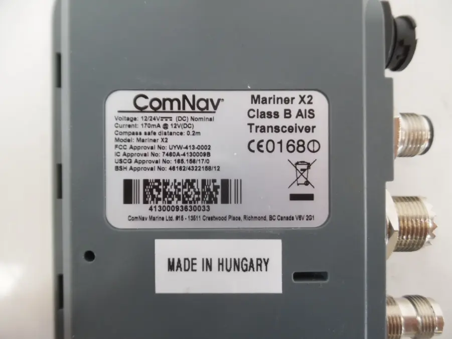 ComNav - Mariner X2 - Class B AIS Transceiver - Tested Good - CLEAN ...