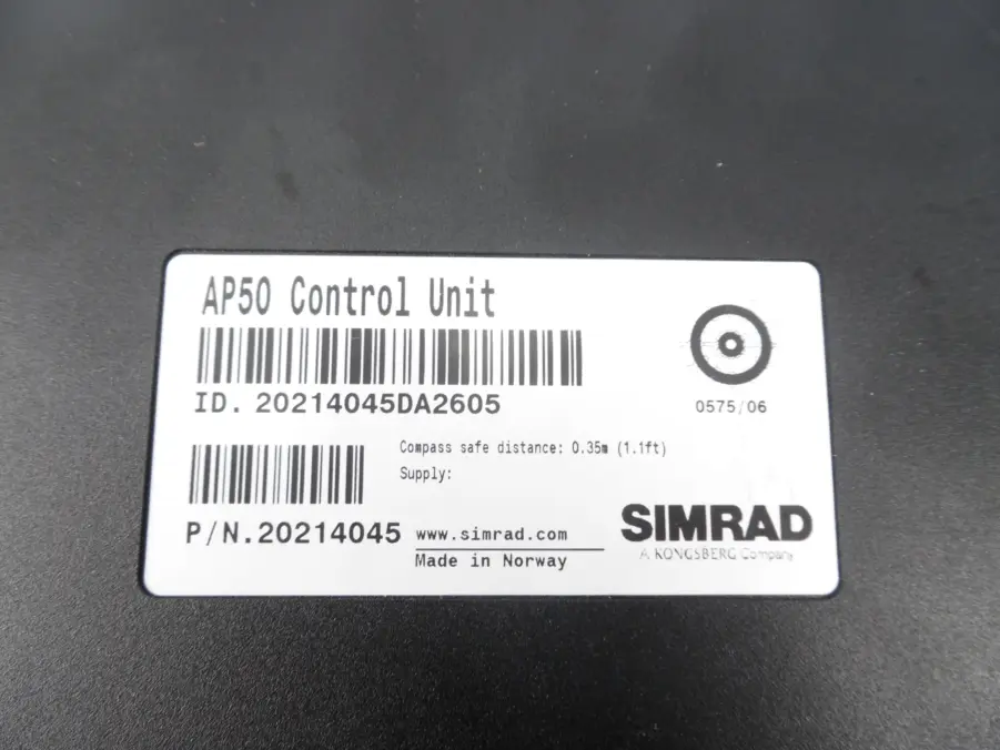 Simrad AP50 Control Head f/J50 Autopilot System TESTED - Max Marine ...