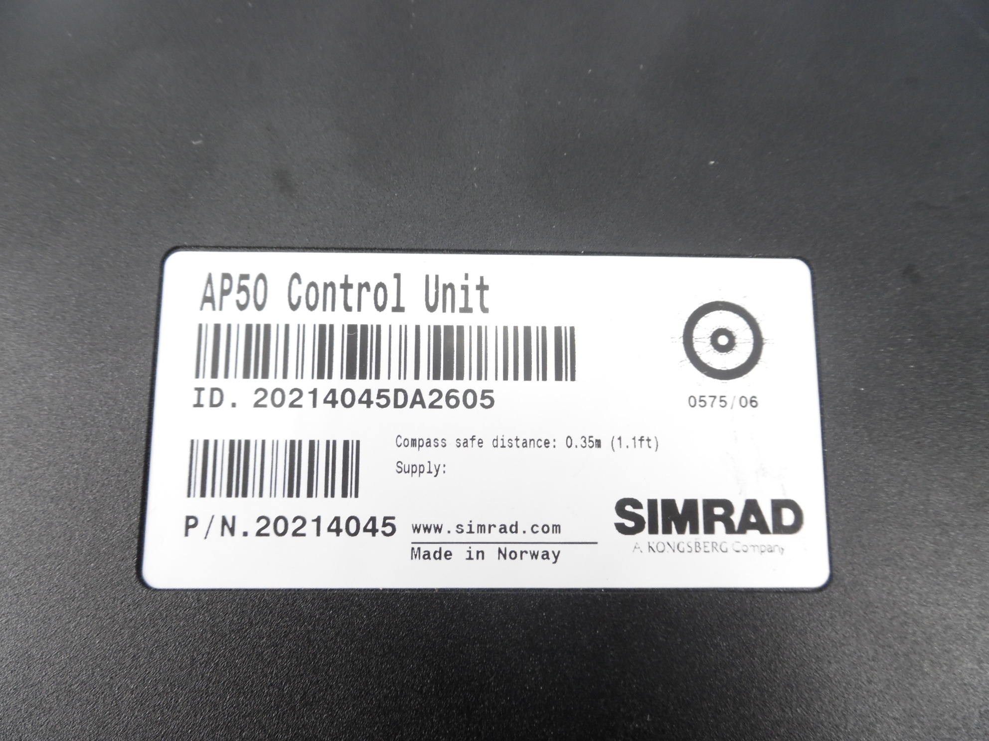 Simrad AP50 Control Head f/J50 Autopilot System TESTED - Max Marine ...