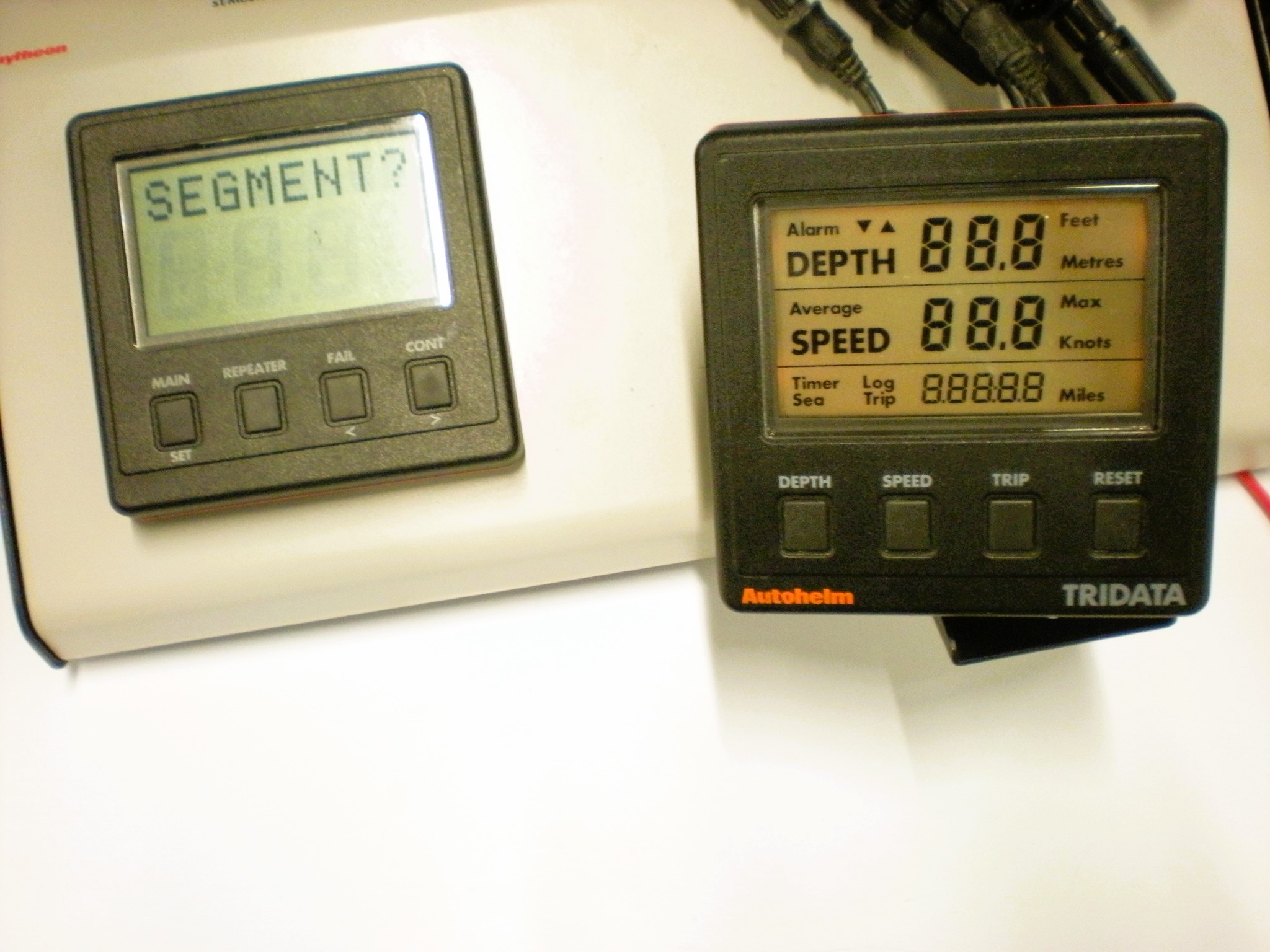 Autohelm/Raytheon ST50 TriData Display with Sun Cover - Z089 - Fully ...