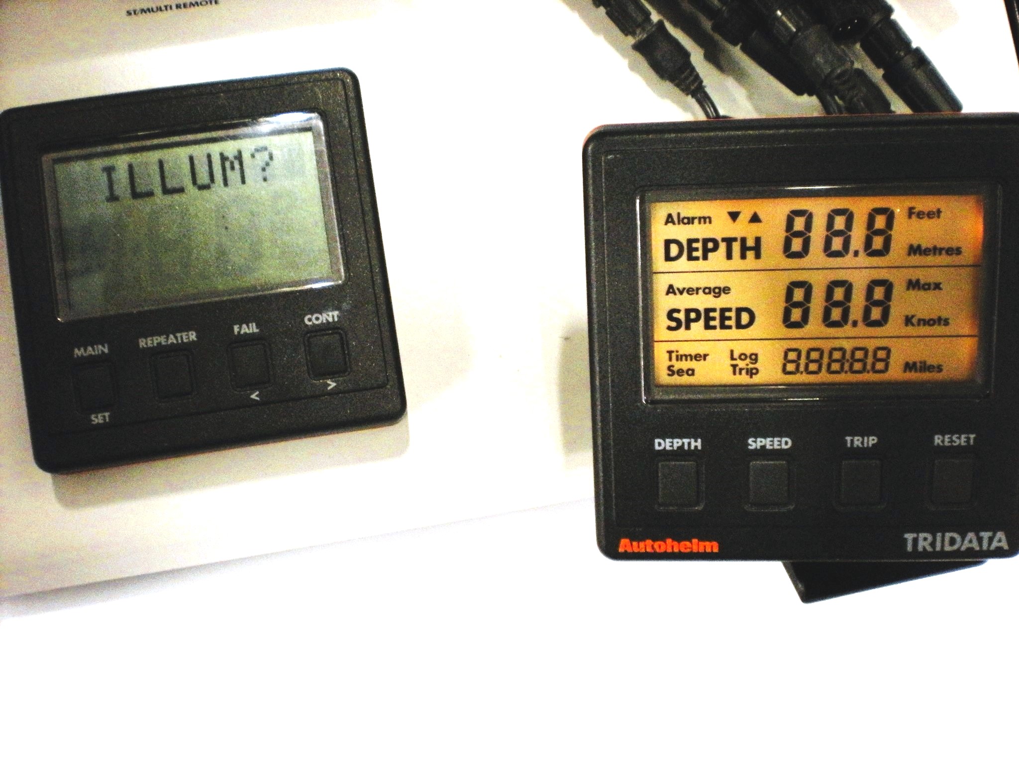 Autohelm/Raytheon ST50 TriData Display with Sun Cover - Z089 - Fully ...