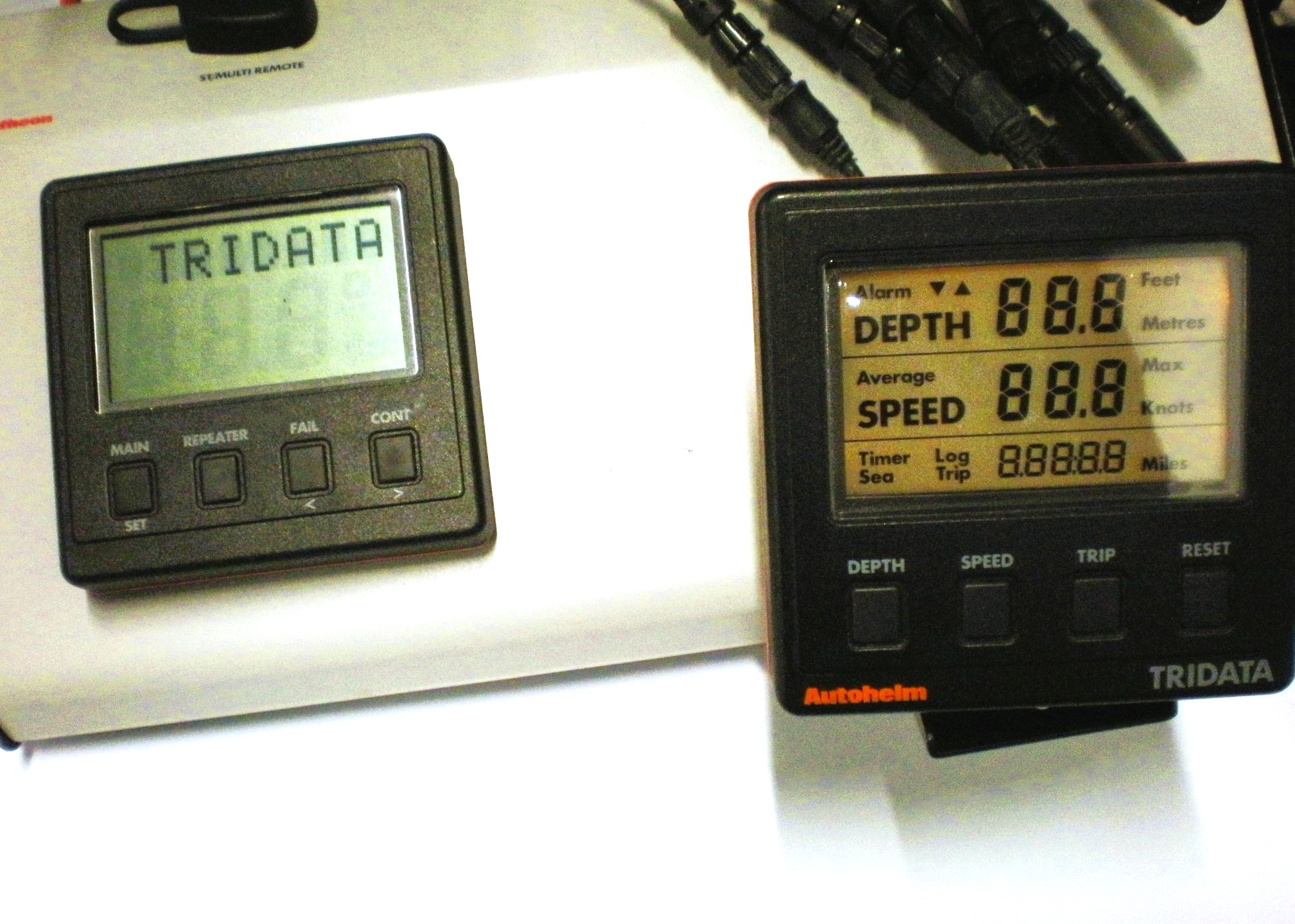 Autohelm/Raytheon ST50 TriData Display with Sun Cover - Z089 - Fully ...