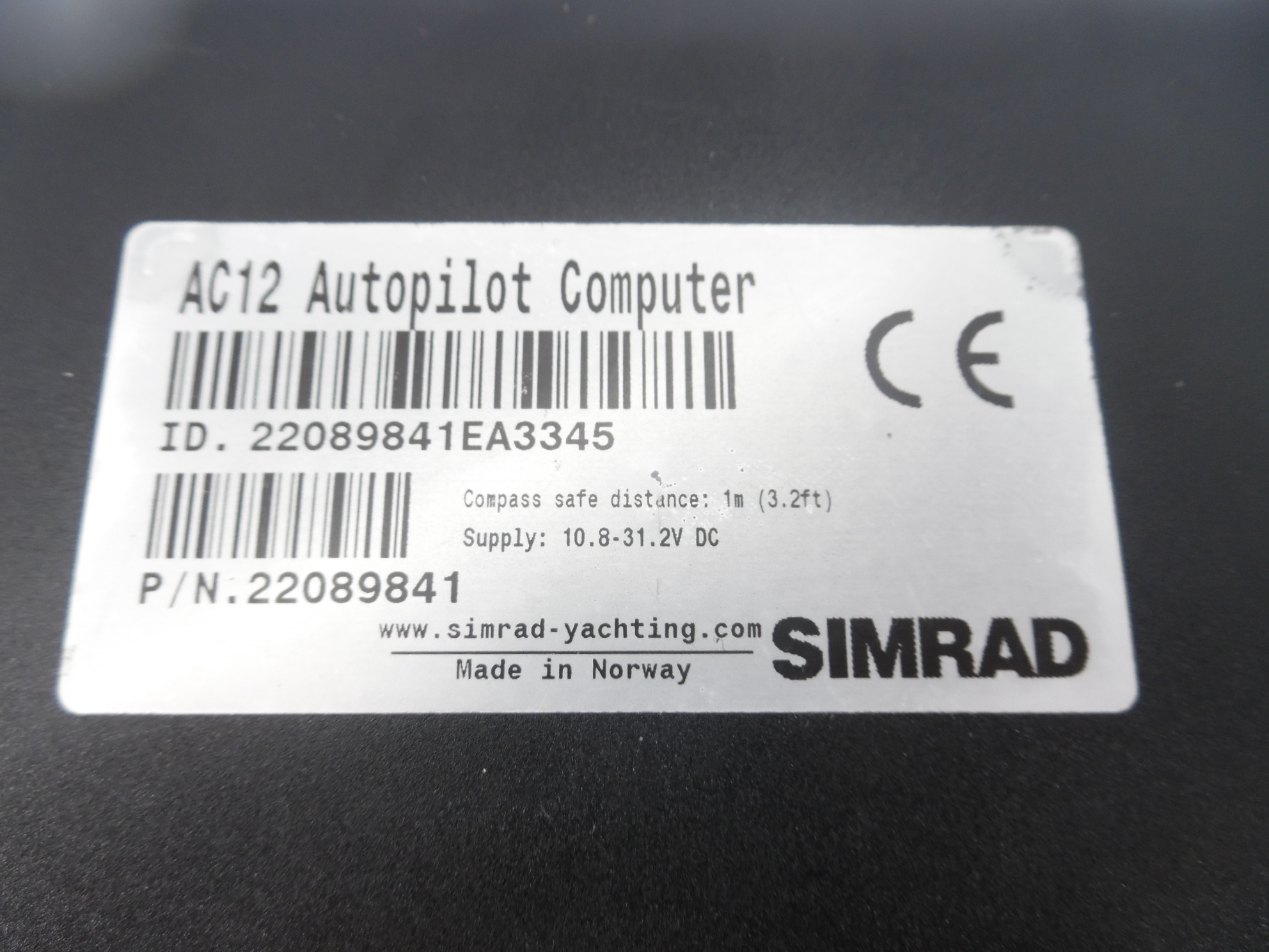 Simrad AC12 Autopilot Computer 22089841 For AP24 AP28 GOOD UPDATED ...