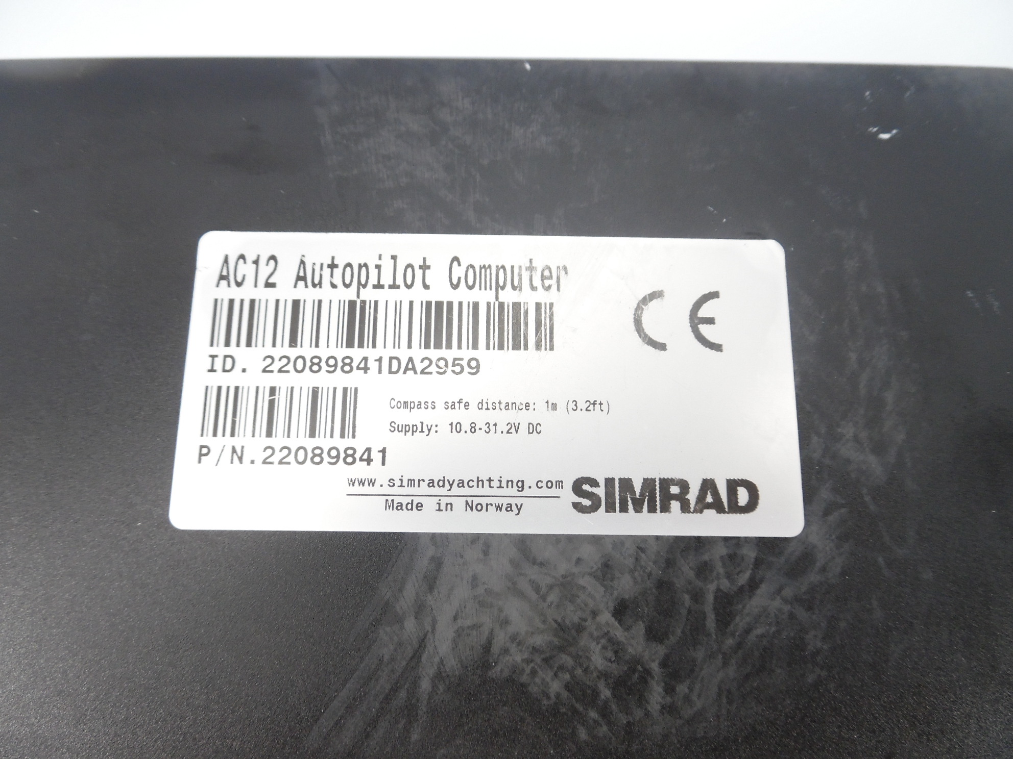 Simrad~AC12 Autopilot Computer 22089841 For AP24 AP28 GOOD UPDATED ...