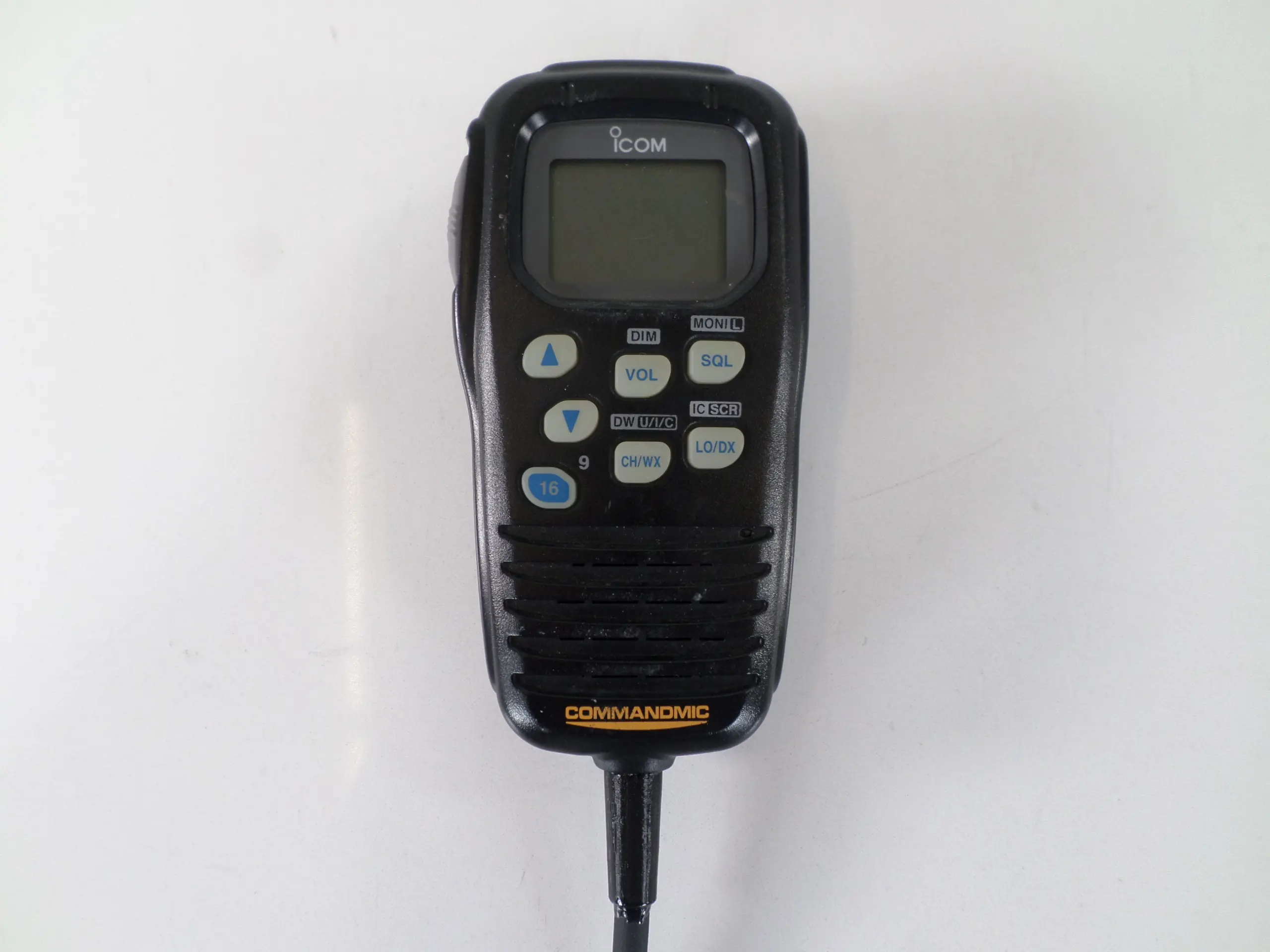 ICOM HM-127B Commandmic Remote Second Station Handset for M504 and M604 ...