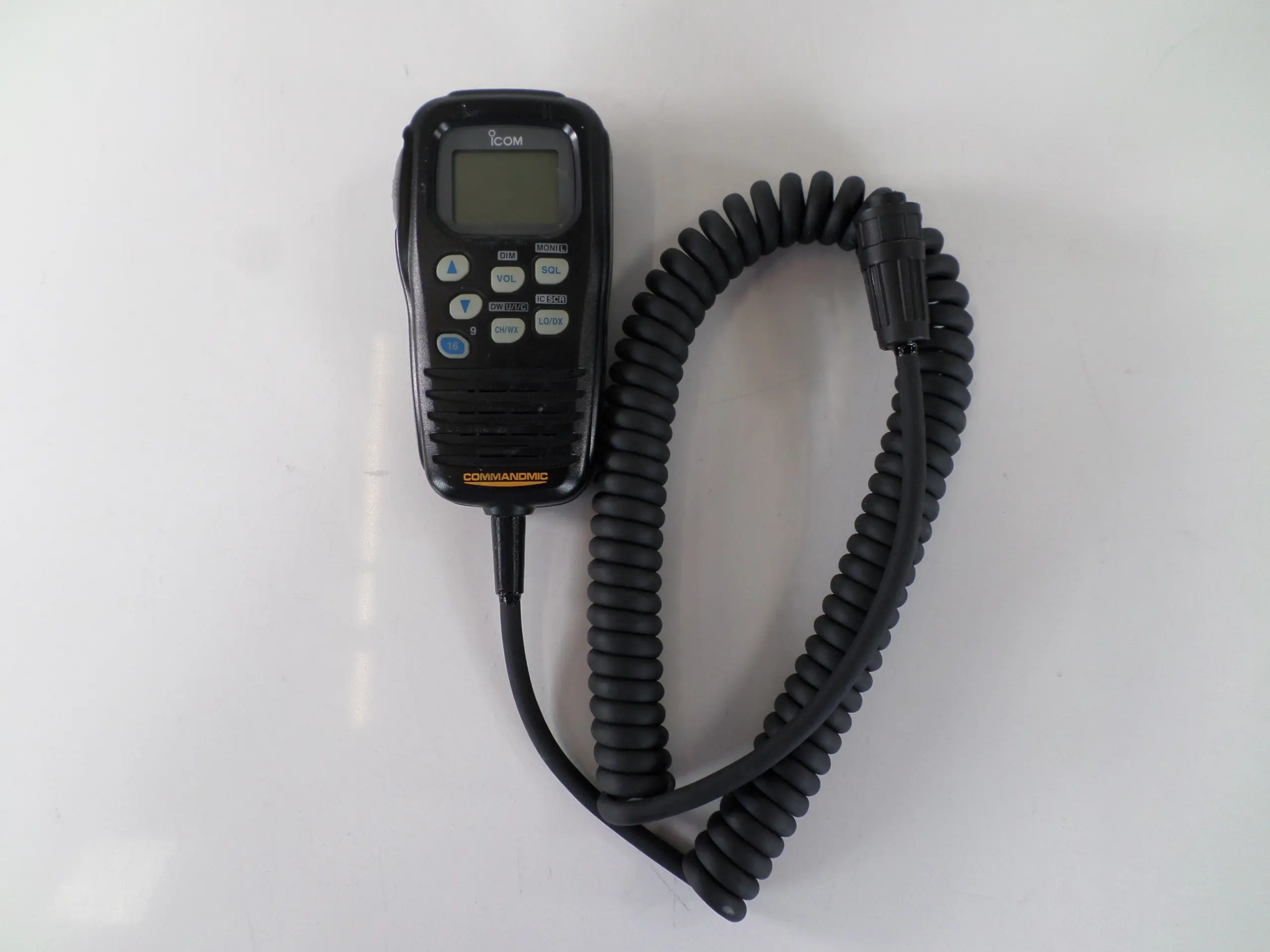 ICOM HM-127B Commandmic Remote Second Station Handset for M504 and M604 ...