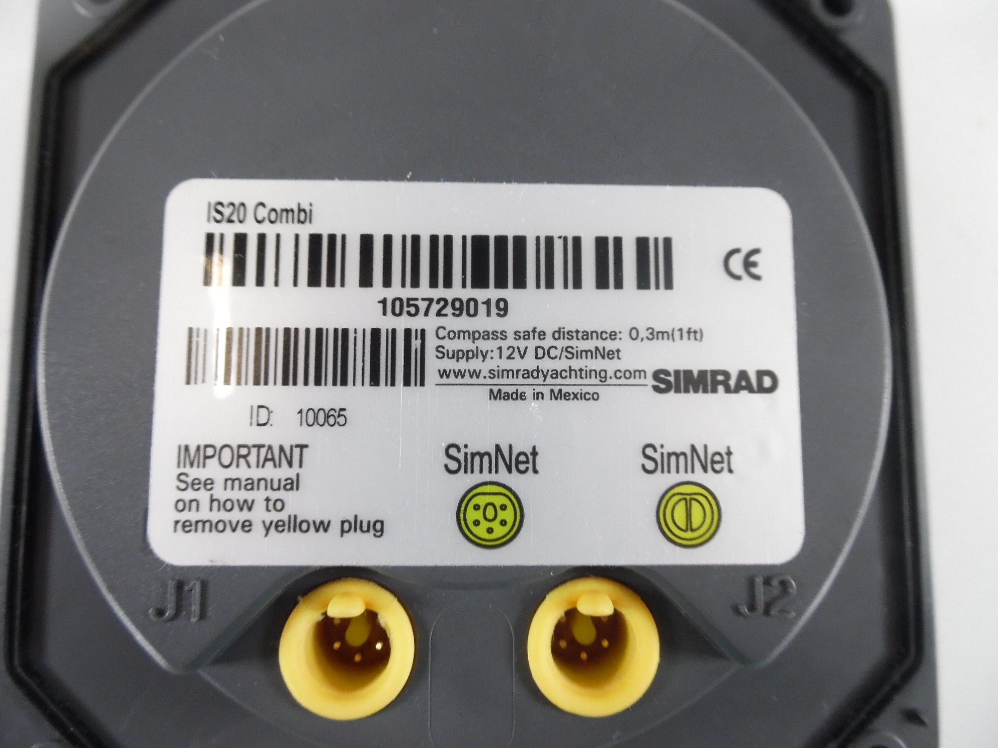 Simrad-IS20 Combi Control Inst 22098420 NEW OPEN BOX - Max Marine Electronics