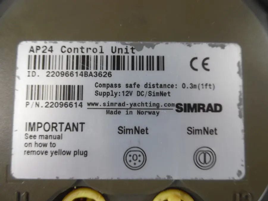 Simrad AP24 Autopilot Control Head 22096614 W/ Accessories NEW LCD ...