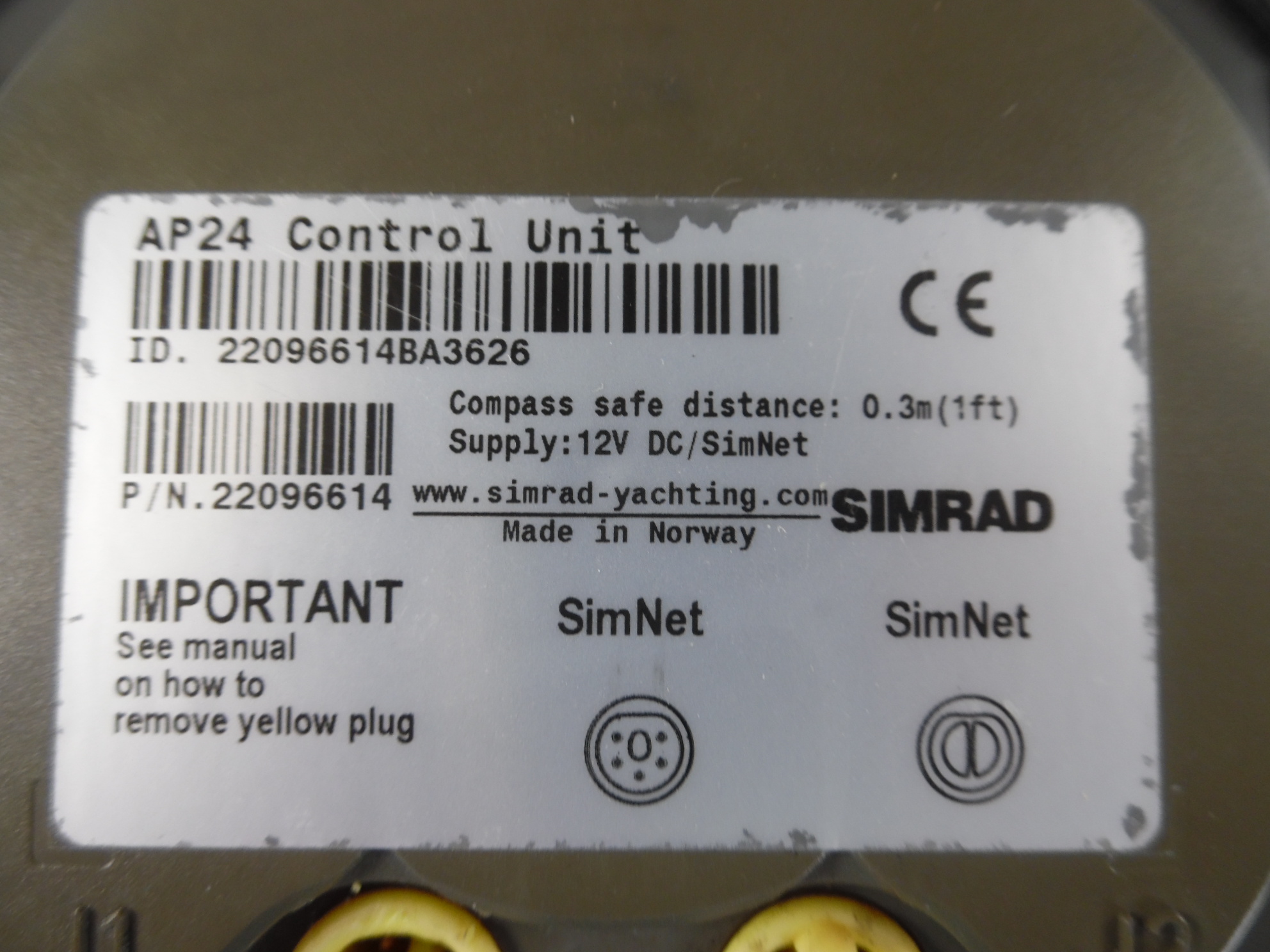 Simrad AP24 Autopilot Control Head 22096614 W/ Accessories NEW LCD ...