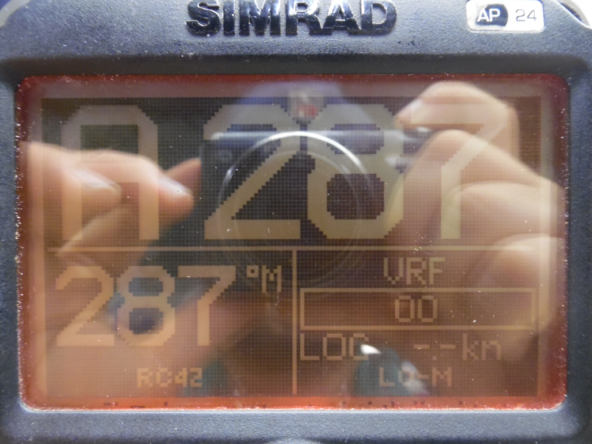 Simrad AP24 Autopilot Control Head 22096614 W/ Accessories NEW LCD ...