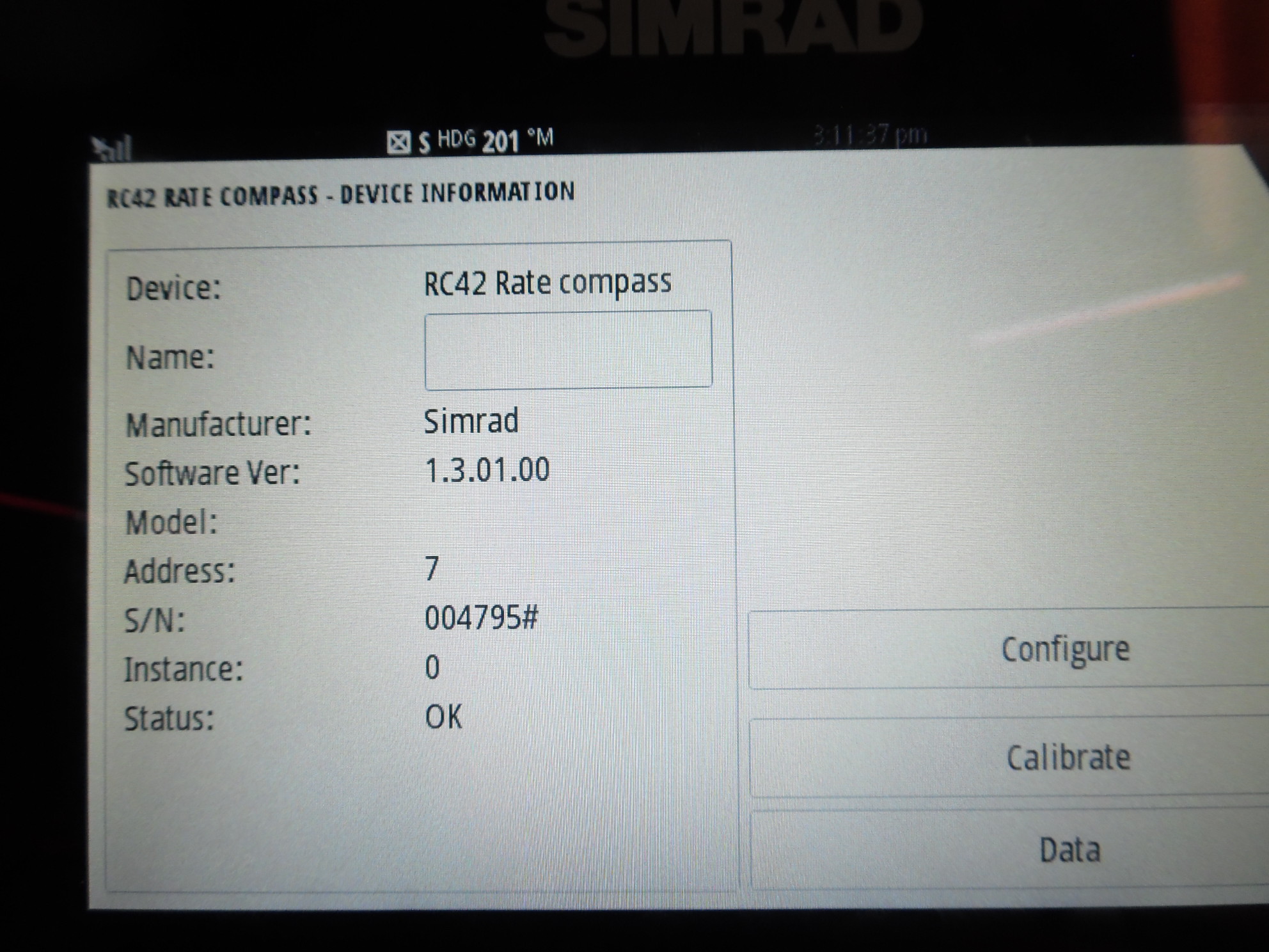 Simrad Rc42 Rate Compass Nmea2000 Heading Sensor Max Marine Electronics