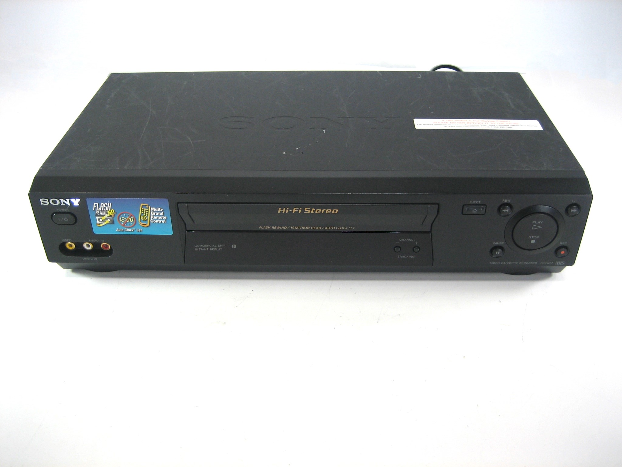 Sony SLV-N77 VHS VCR Hi-Fi Stereo Video Cassette Recorder - Max Marine ...