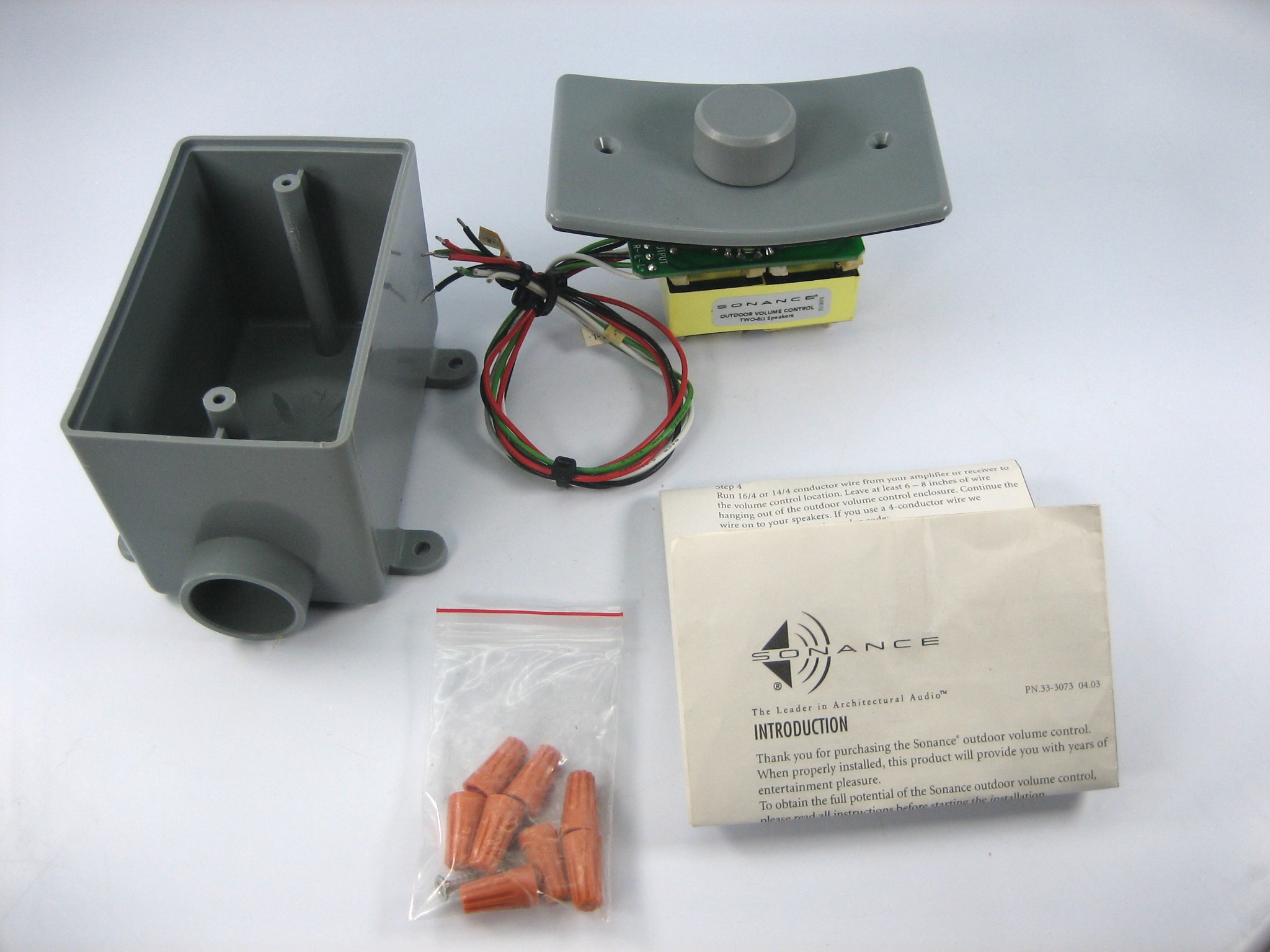 Sonance 33-3078 60W Outdoor Volume Control In-wall Rotary- Gray - Max ...