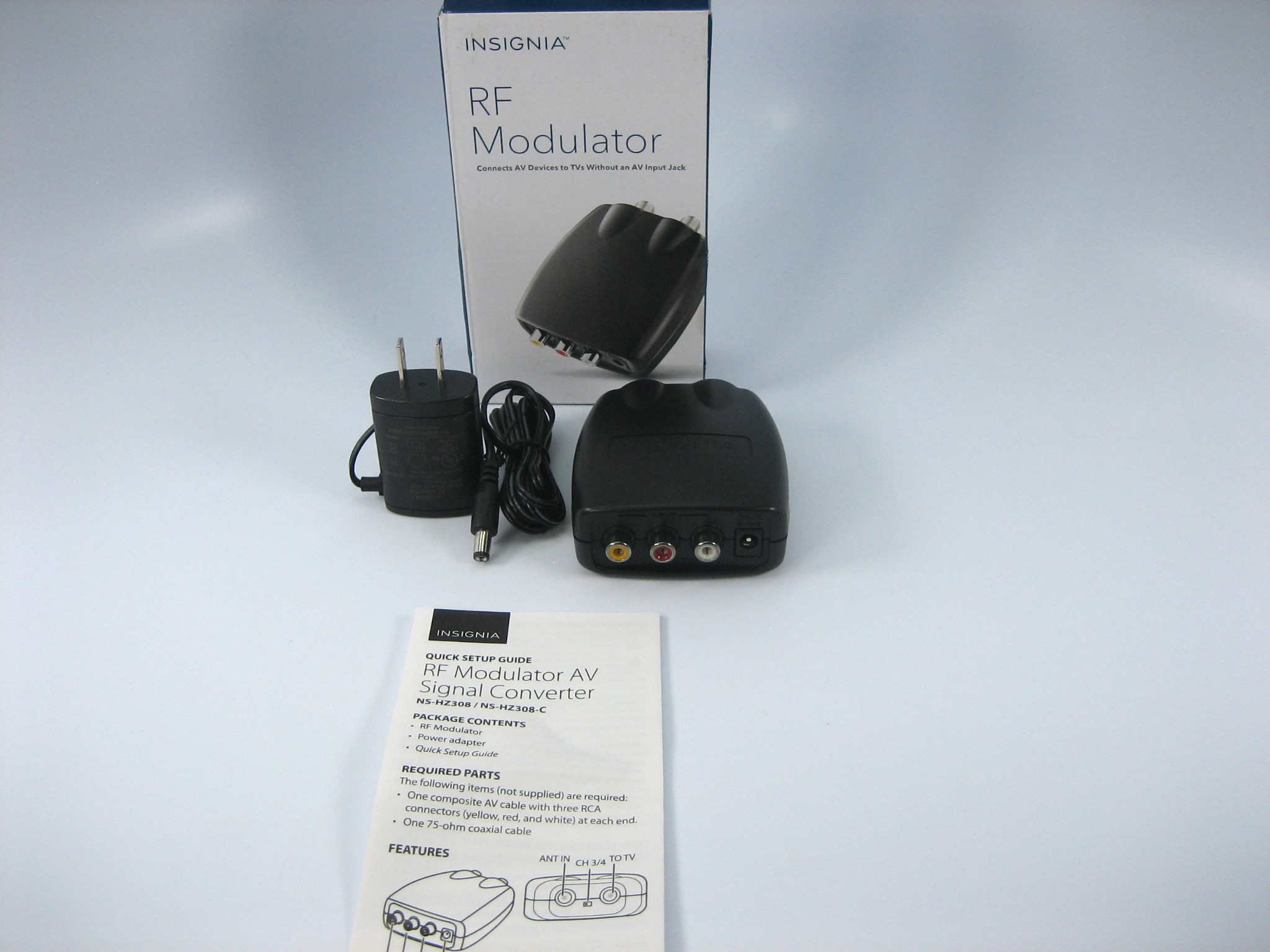 Insignia NS-HZ308 RF Modulator - Black - Max Marine Electronics