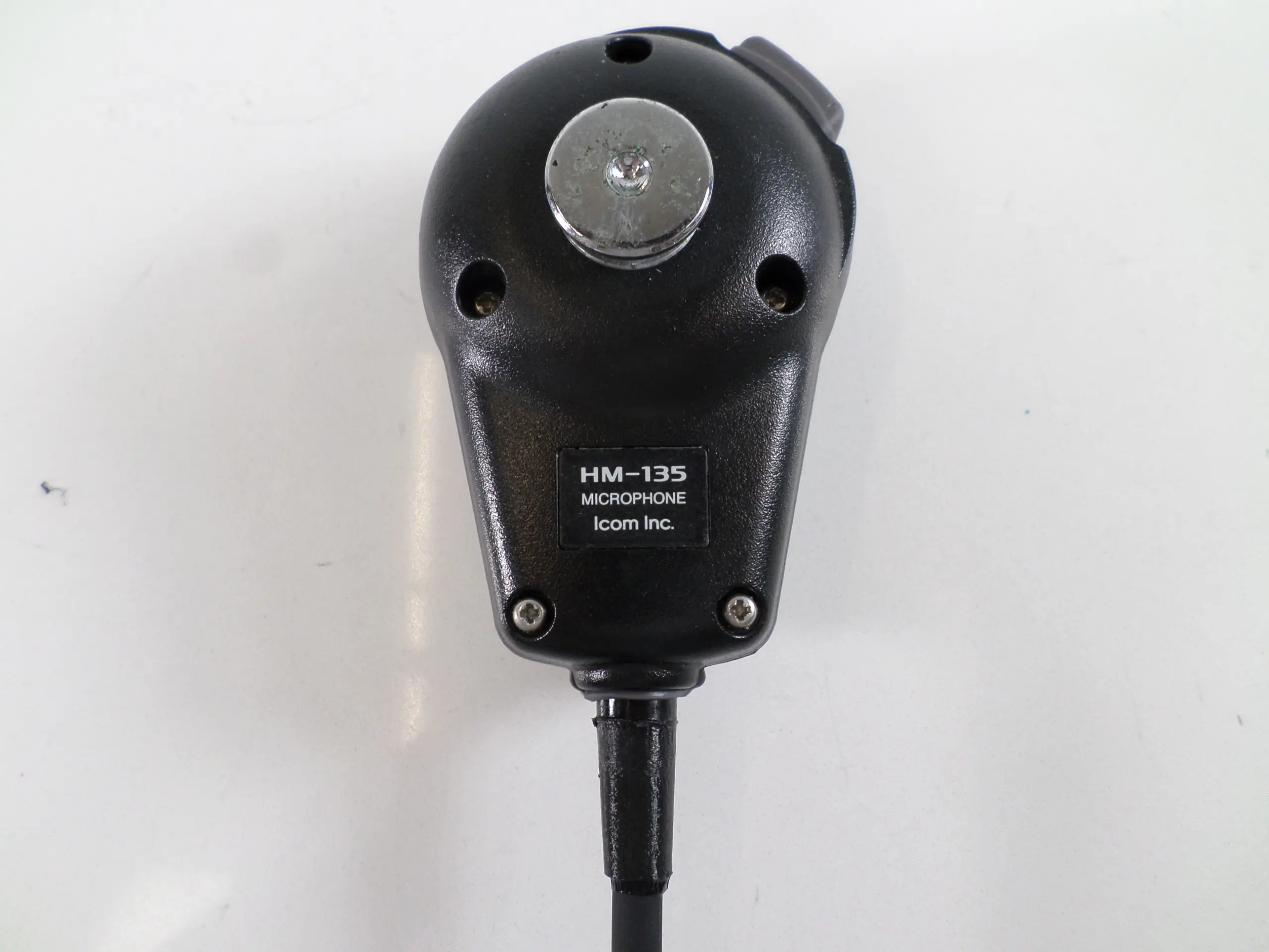 Icom HM-135 Hand Mic for IC-M802 SSB Radio - New Cable - Max Marine Electronics