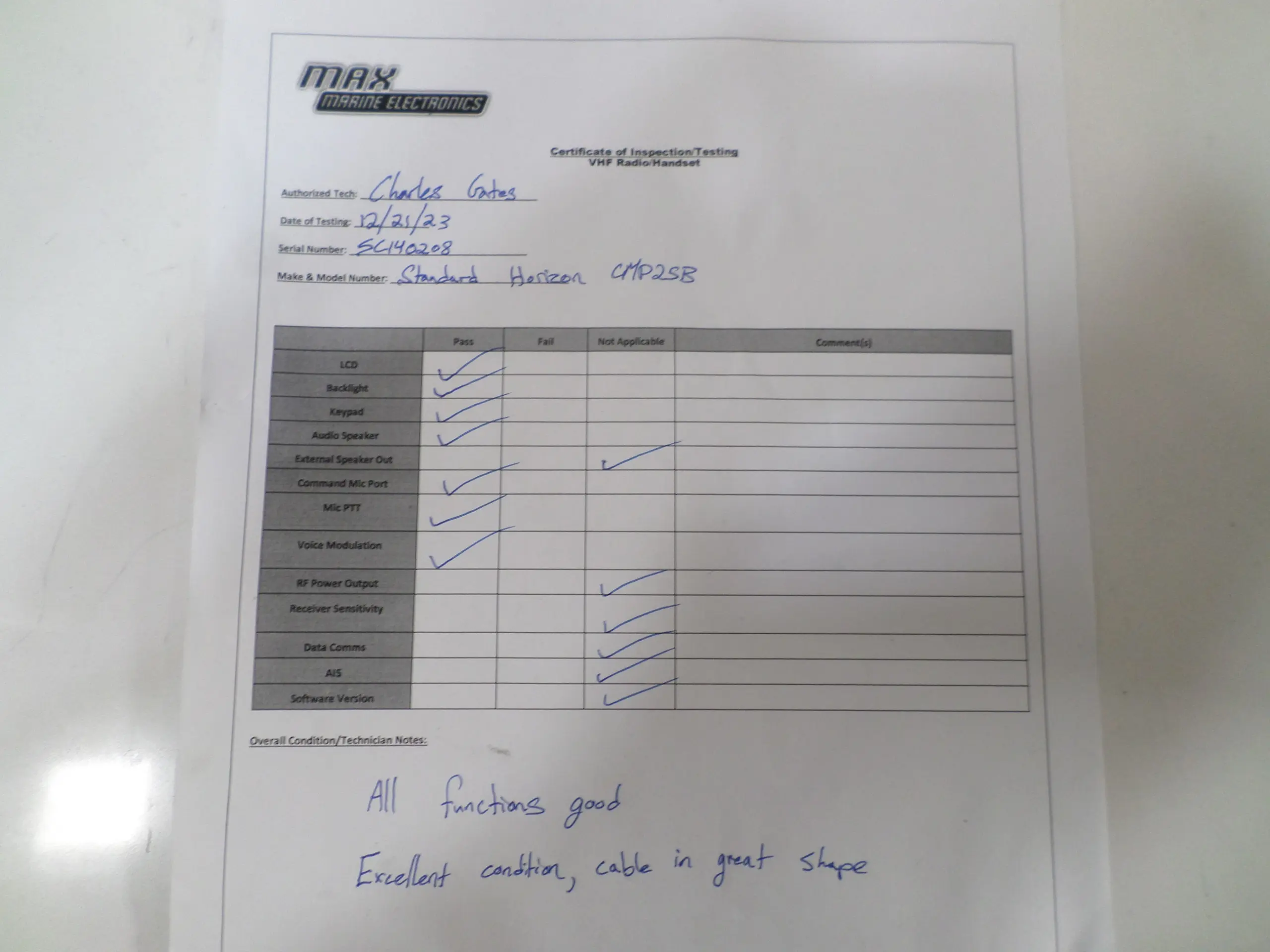 Standard Horizon CMP25B RAM+ Smart Handset for GX3500 PS1000 VHFs - Max ...