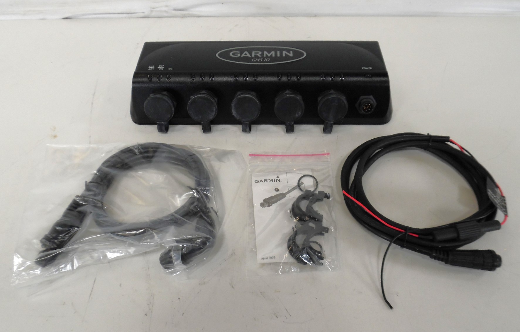 Garmin GMS10 Network Expander Tested w/Cables Good Cond (90 Day ...