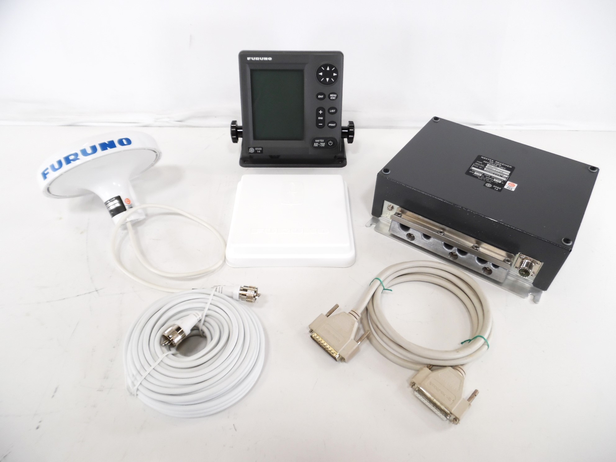 Furuno NX-700 NAVTEX Receiver w/NX-7H Antenna~Complete w/Mounts, Cables ...