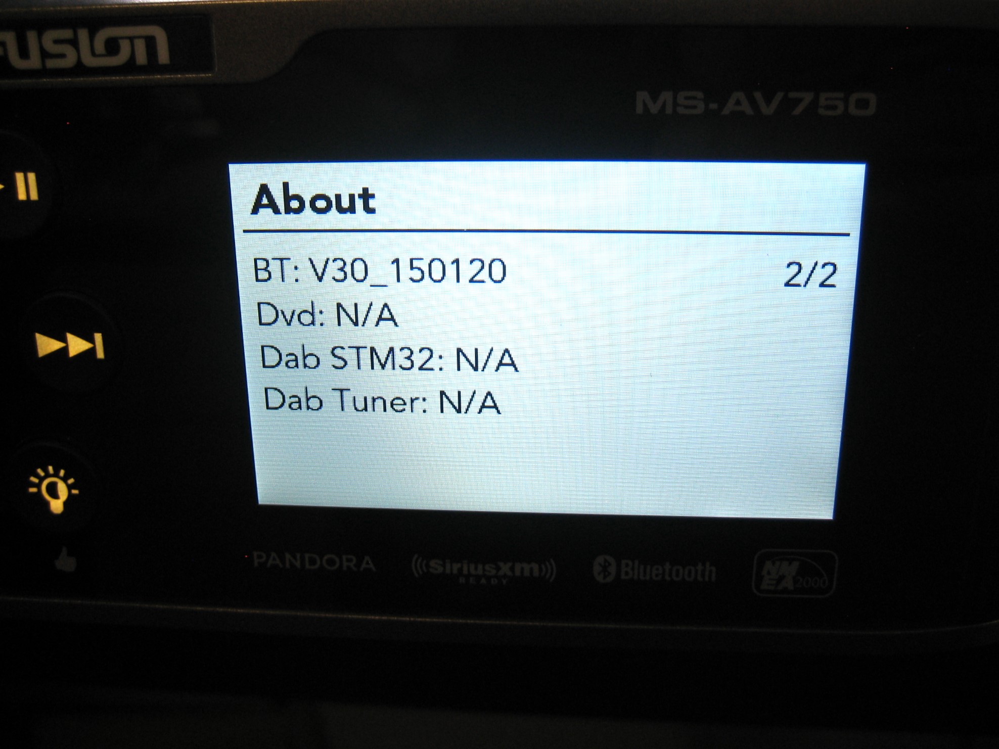 Fusion MS-AV750 Marine Stereo with DVD/CD Player - Max Marine Electronics
