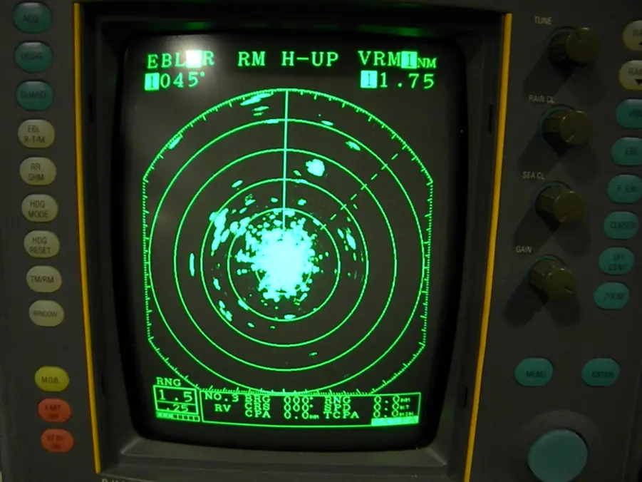 Raytheon R40XX Raster Scan Radar System w/ M92539 24" Radome & Cables ...