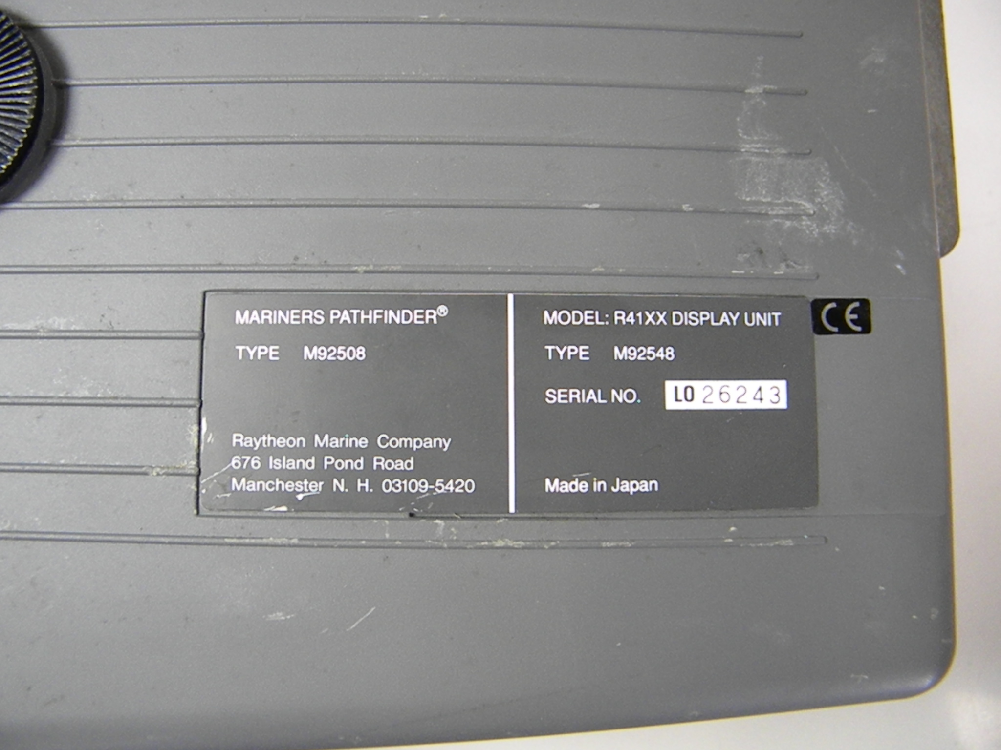 Raytheon R40XX Raster Scan Radar System w/M92539 24" Radome & Cables ...