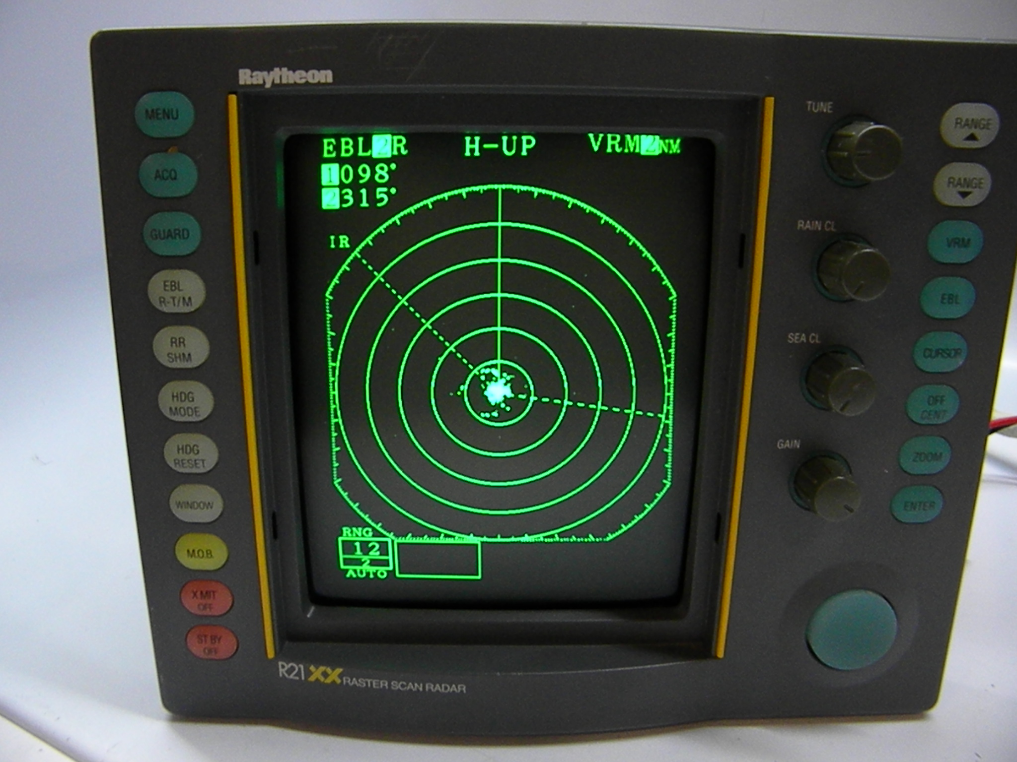 Raytheon R20XX Raster Scan Radar System w/ M92539 24" Radome & Cables ...