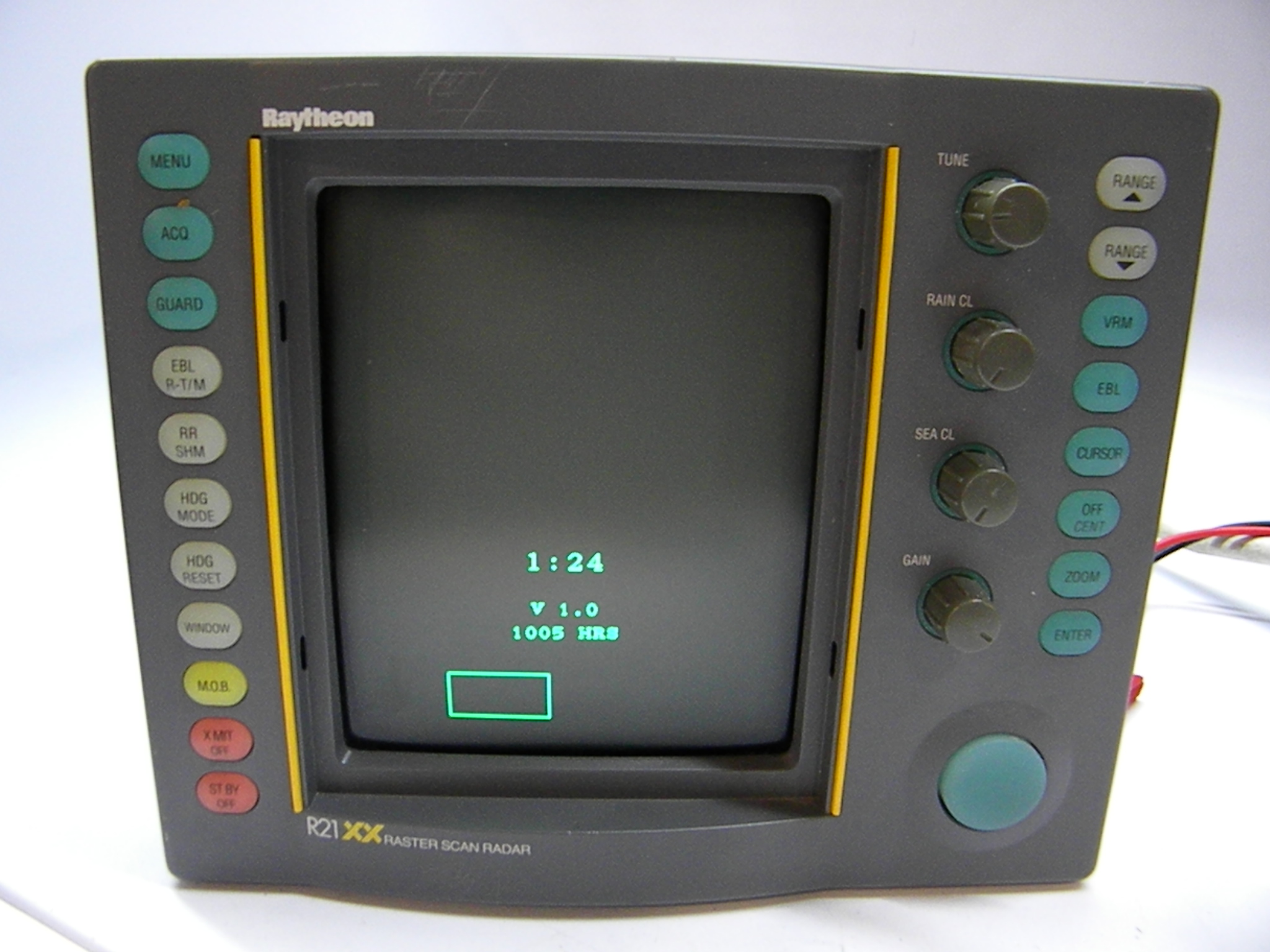 Raytheon R20XX Raster Scan Radar System w/ M92539 24" Radome & Cables ...