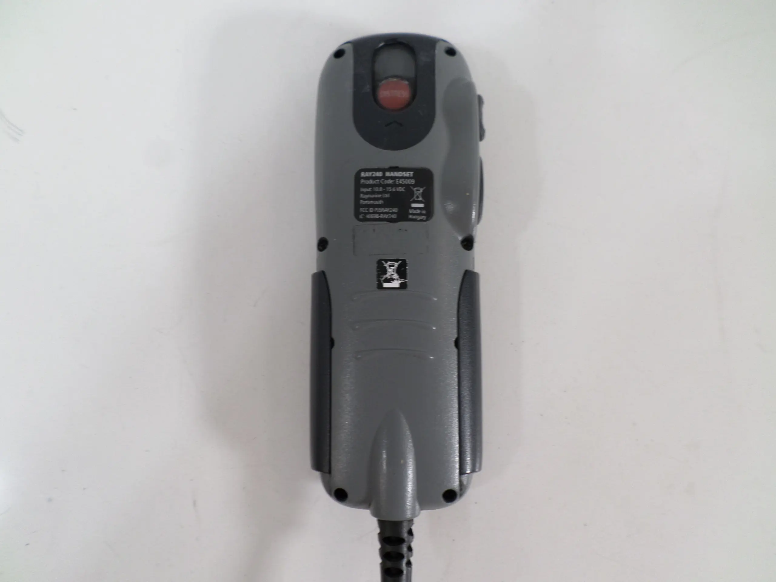 Raymarine RAY240 Marine VHF Radio Unit Handset Model E45009 with Cradle ...