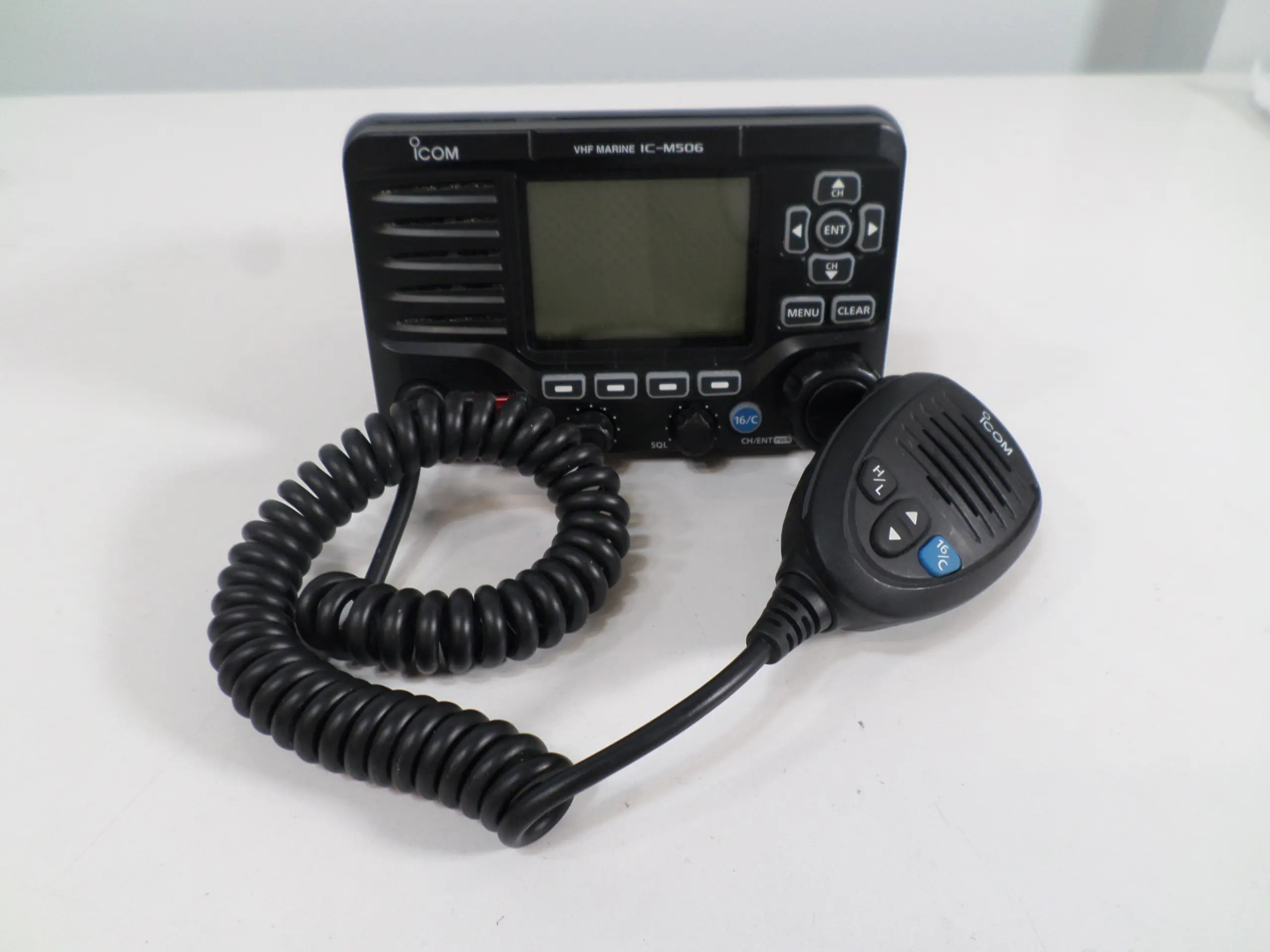 Icom IC-M506 Submersible Marine DSC VHF Radio w/ HM-205 Mic - Fully ...