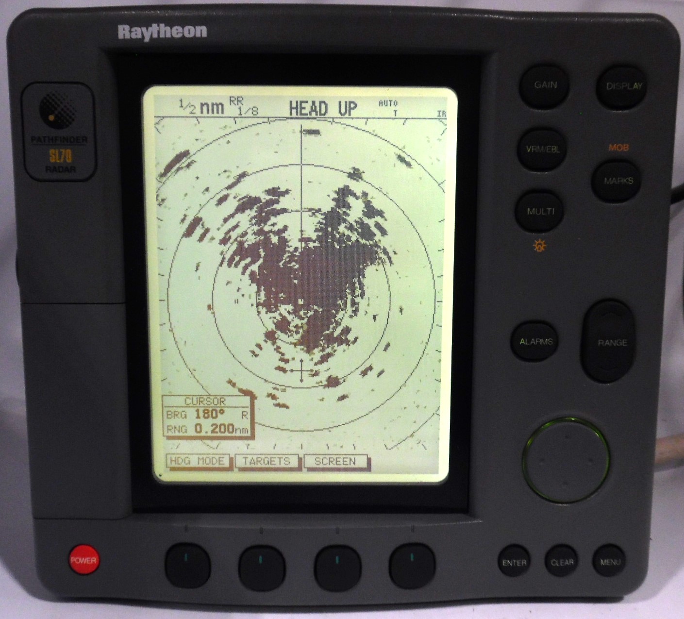 Raytheon *NEW OLD STOCK* 2kW 18" Pathfinder Radome w/ SL70 7" Mono ...