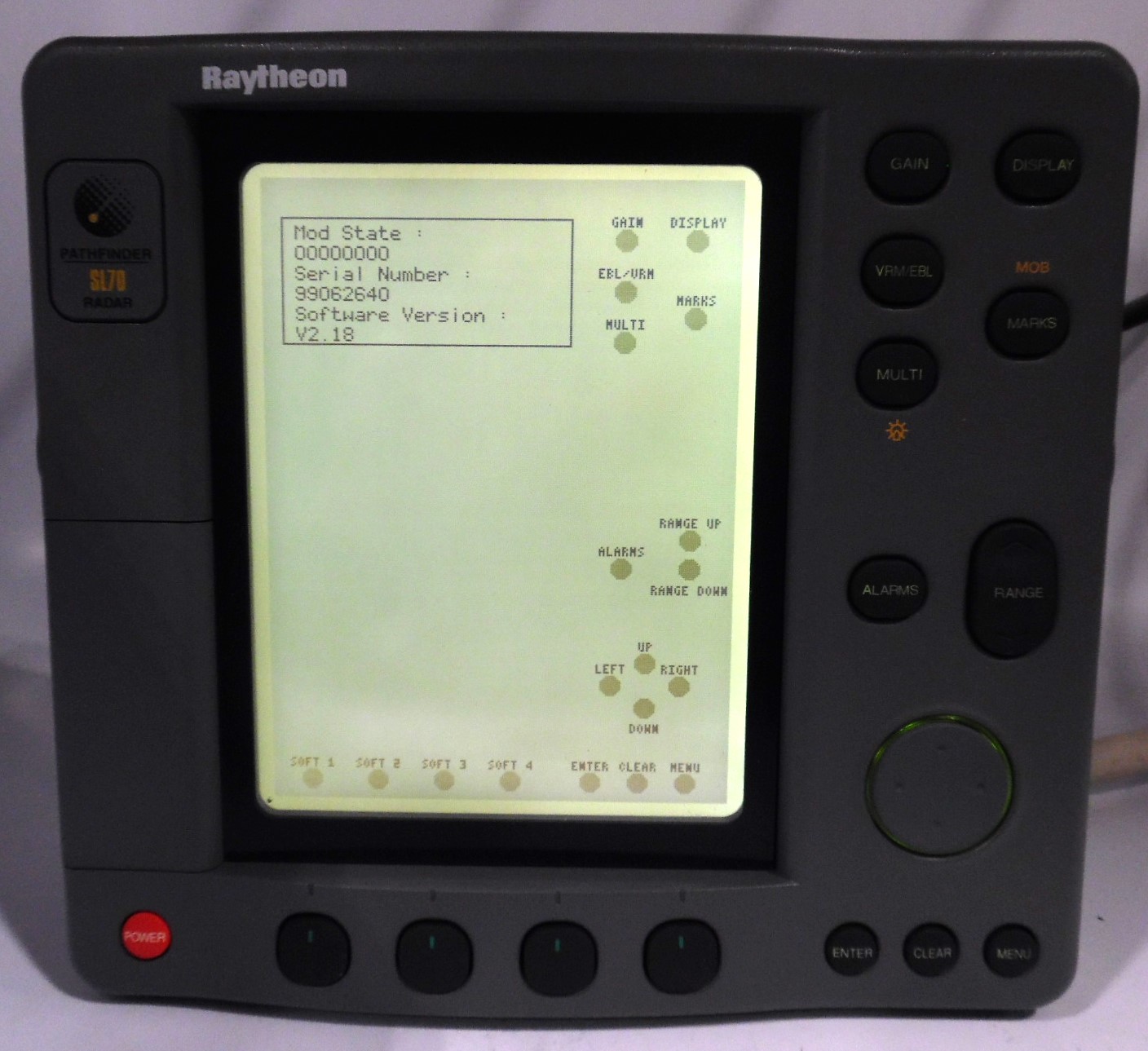 Raytheon *NEW OLD STOCK* 2kW 18" Pathfinder Radome w/ SL70 7" Mono ...