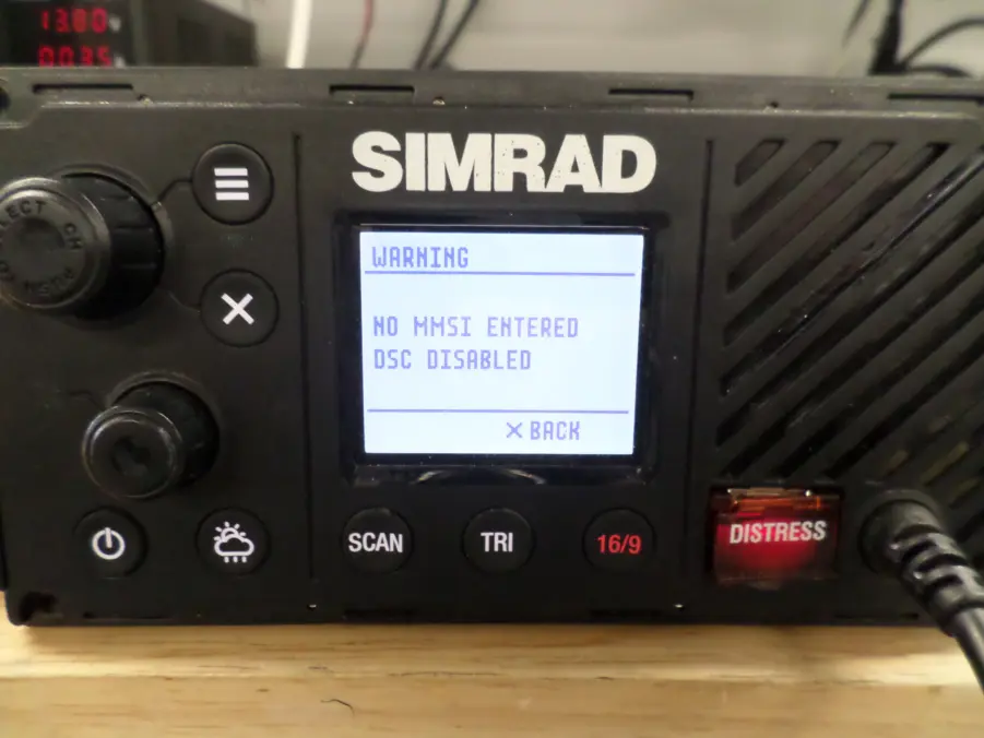 Simrad RS20 Marine DSC VHF Radio - Tested - Max Marine Electronics