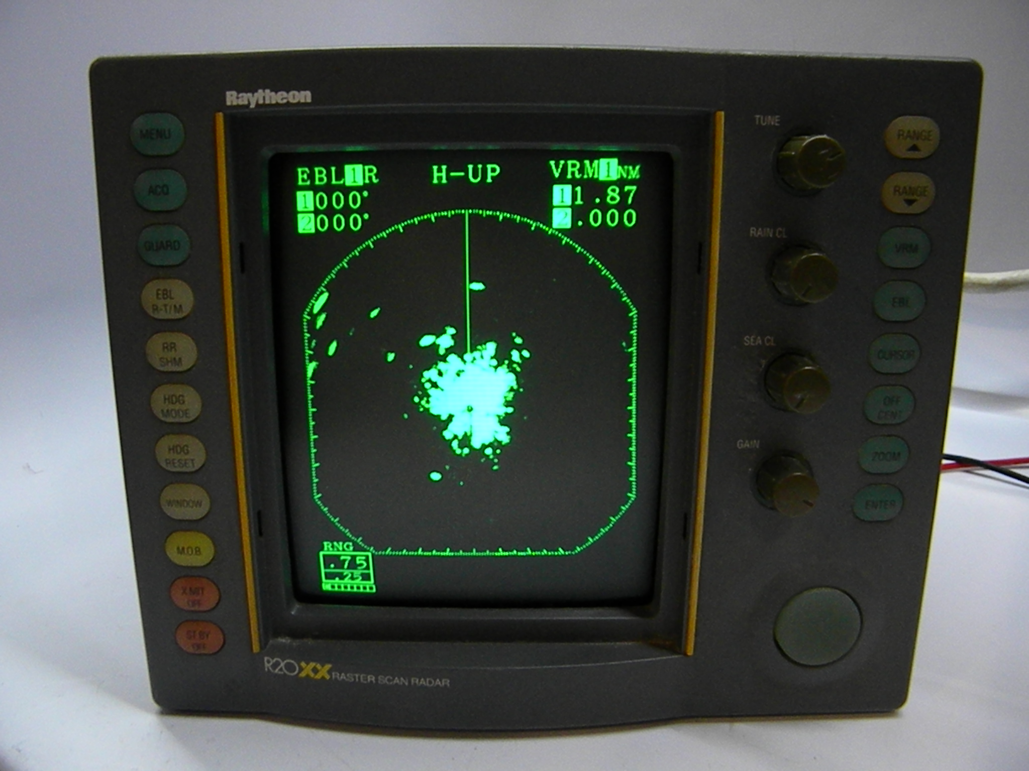 Raytheon R20XX Raster Scan Radar System w/ M92539 24" Radome & Cables ...