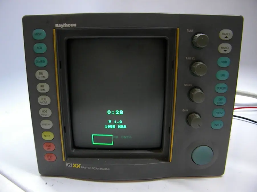 Raytheon R20XX Raster Scan CRT Radar System w/M92539 24" Radome ...