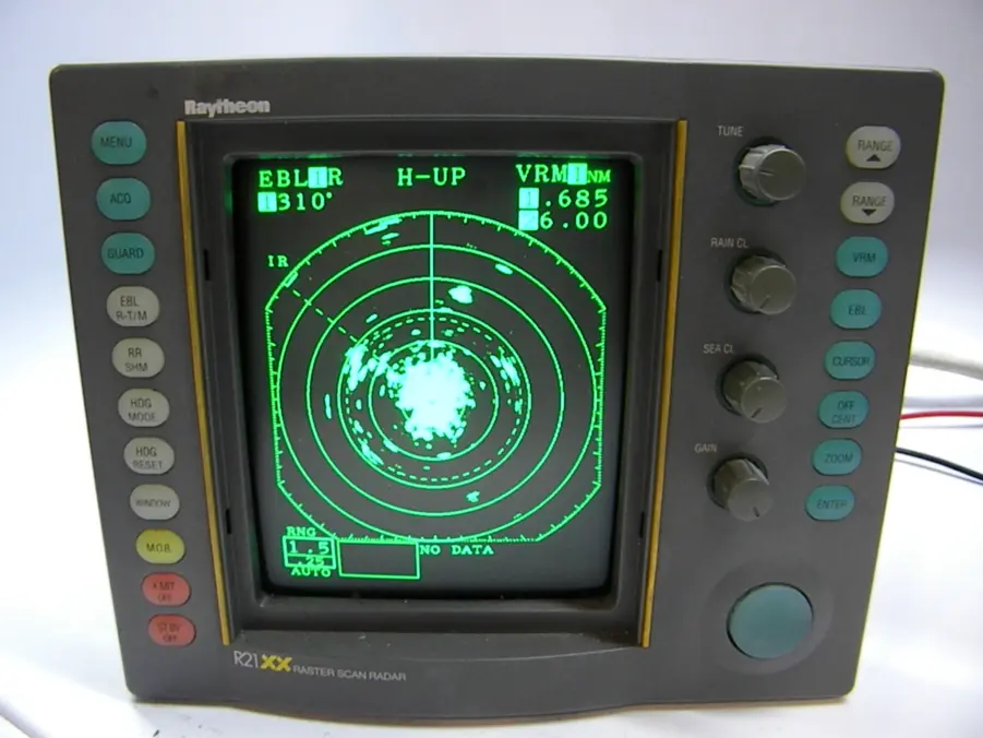 Raytheon R20XX Raster Scan CRT Radar System w/M92539 24" Radome ...