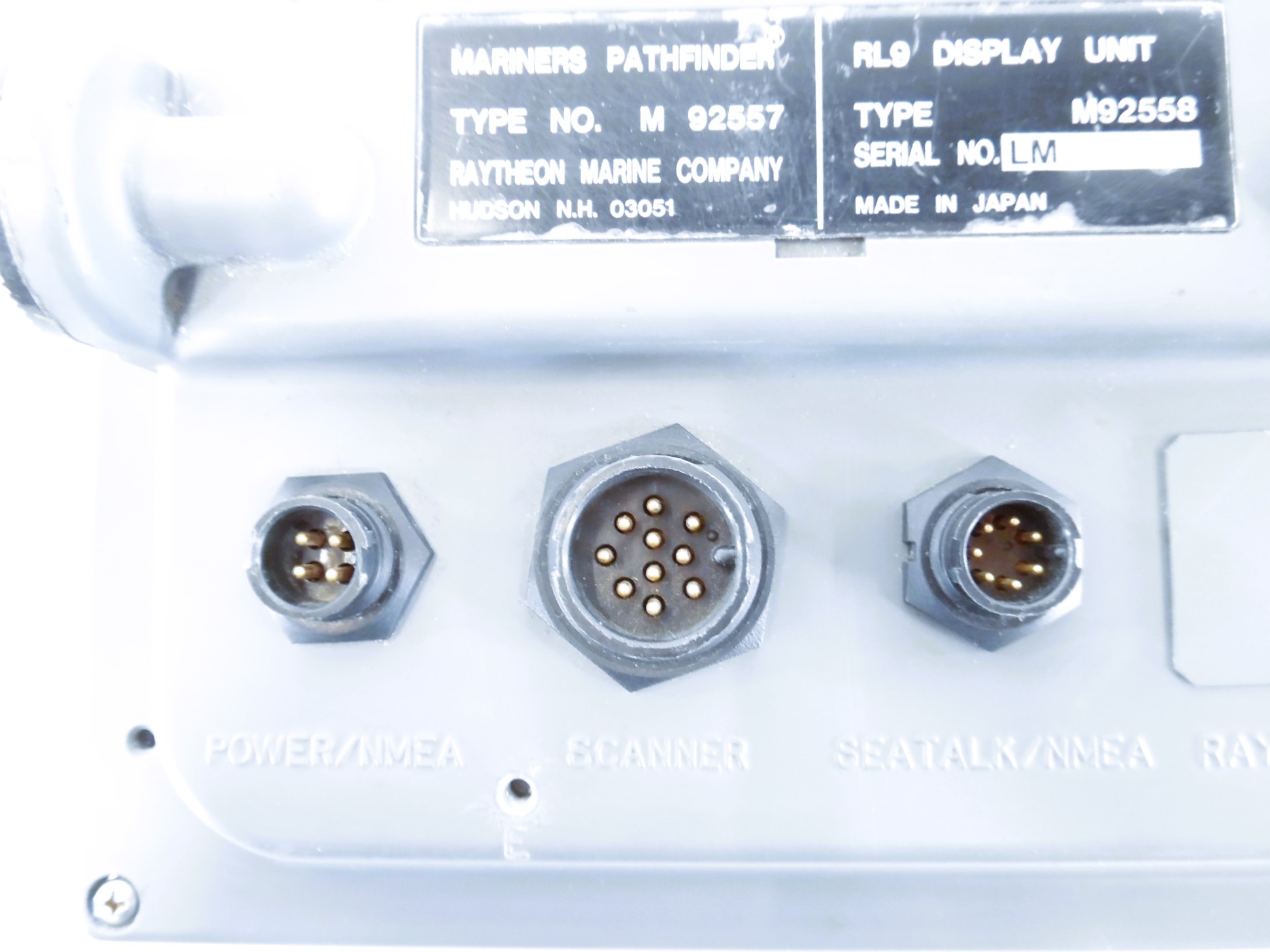 Raytheon RL9 LCD M92558 - Rebuilt LCD Tested - Good Condition - 90 Day ...