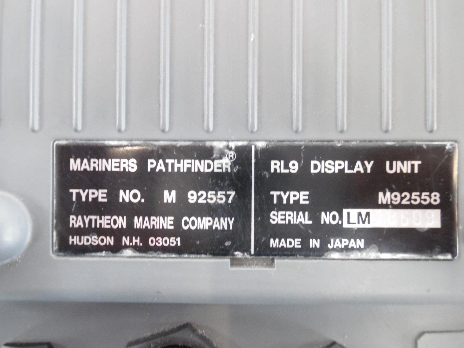 Raytheon RL9 LCD M92558 - Rebuilt LCD Tested - Good Condition - 90 Day ...