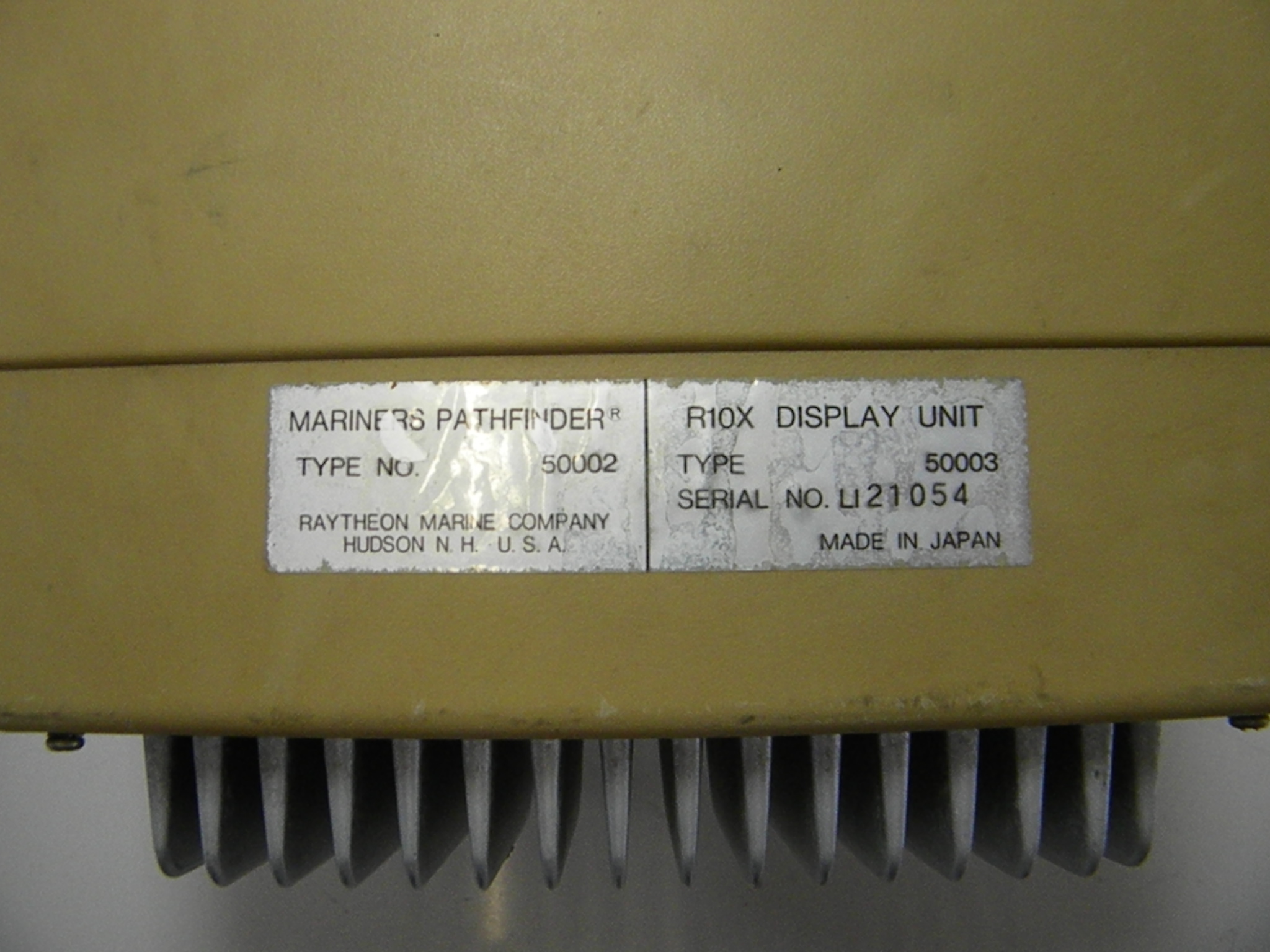 Raytheon R10X Raster Scan Radar System w/50004 18" Radome & Cables ...