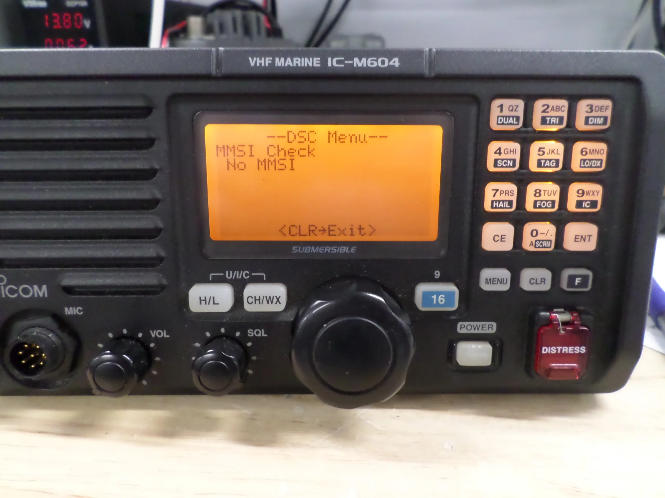 ICOM IC-M604 Marine DSC VHF Transceiver with Detachable Mic - Fully ...