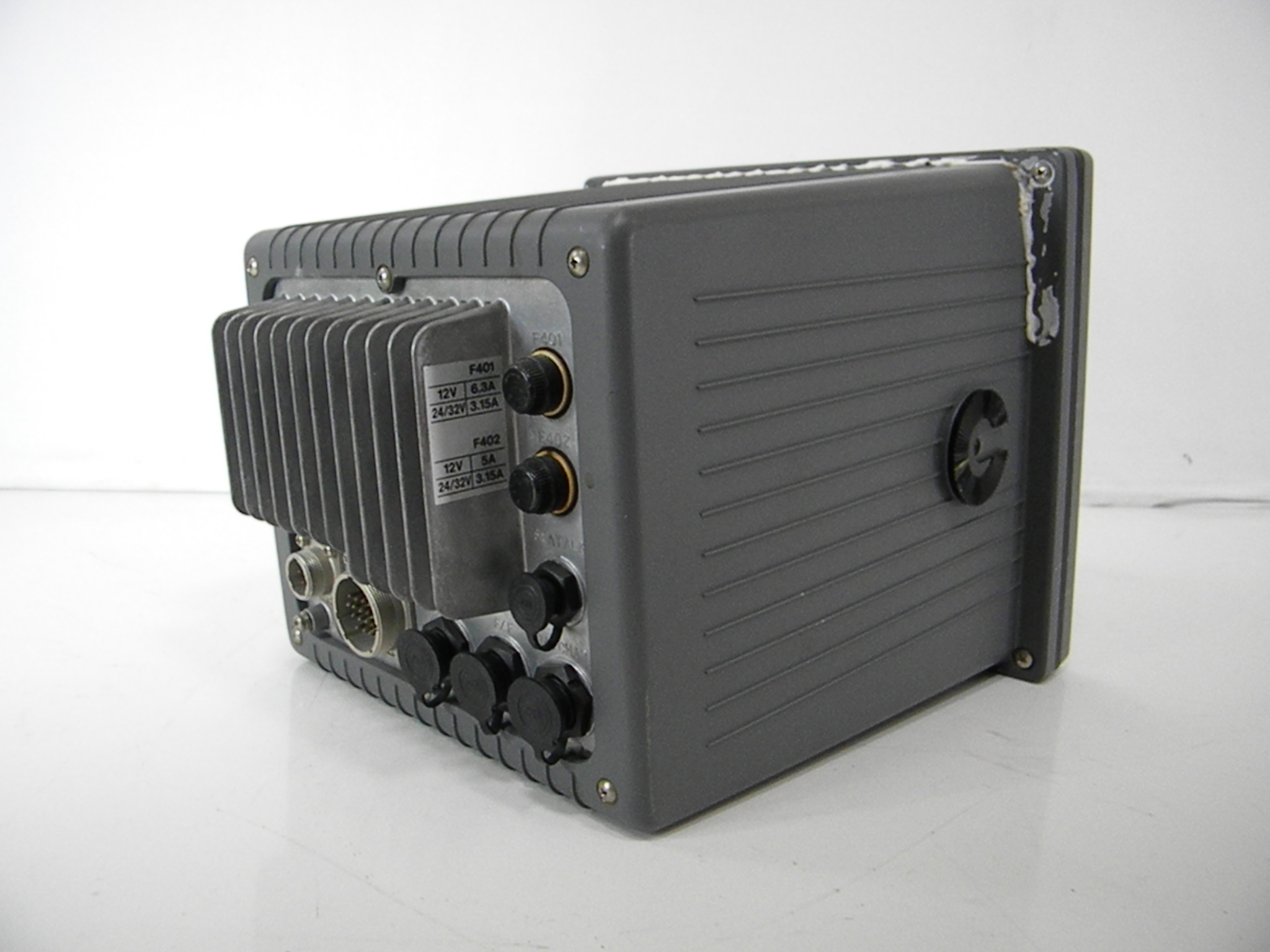 Raytheon R21XX 7" Raster Scan CRT Radar Display w/ Sun Cover - Tested ...