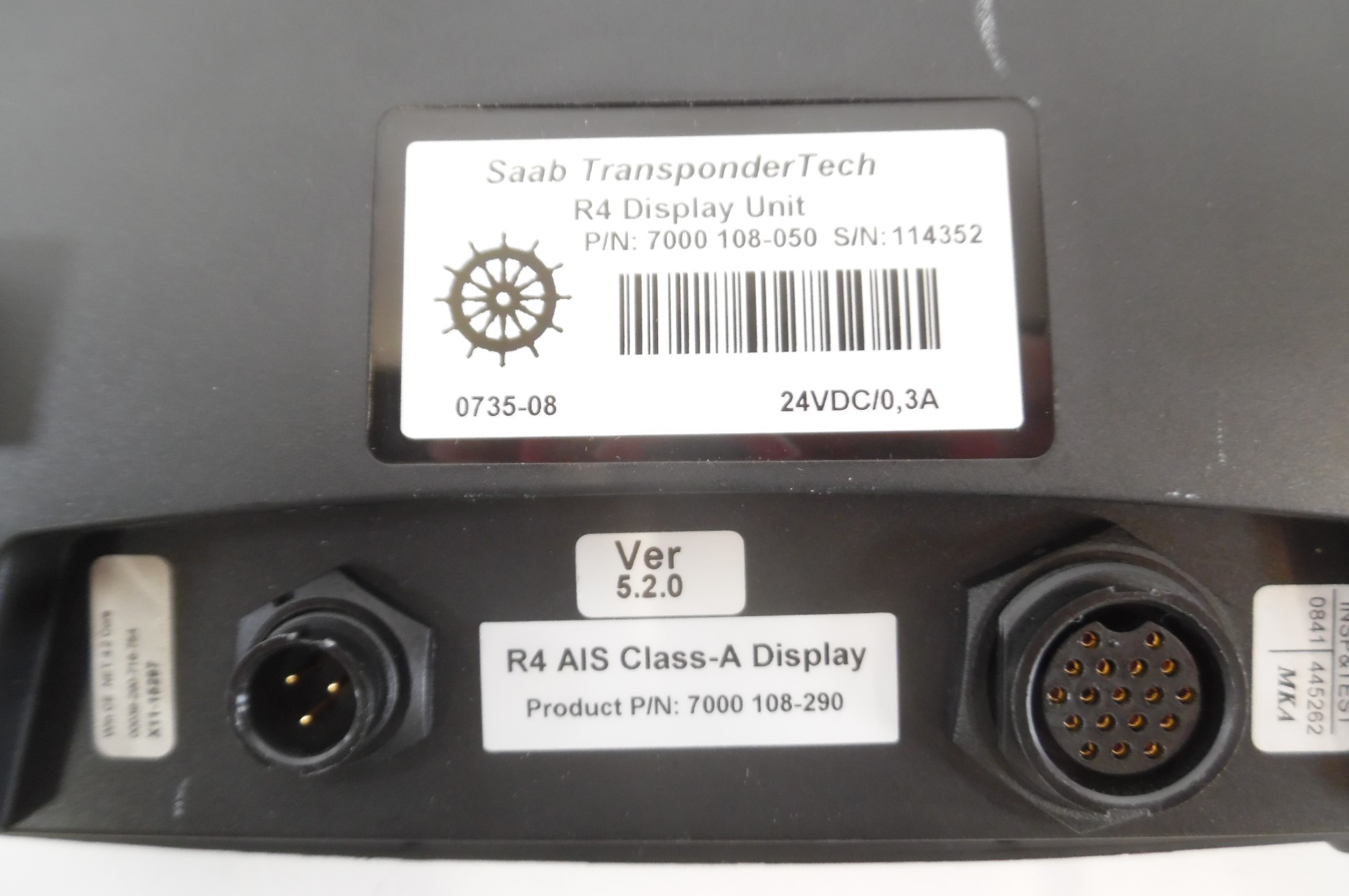SAAB TransponderTech - R4 Class A AIS Transponder - Tested Good - CLEAN ...