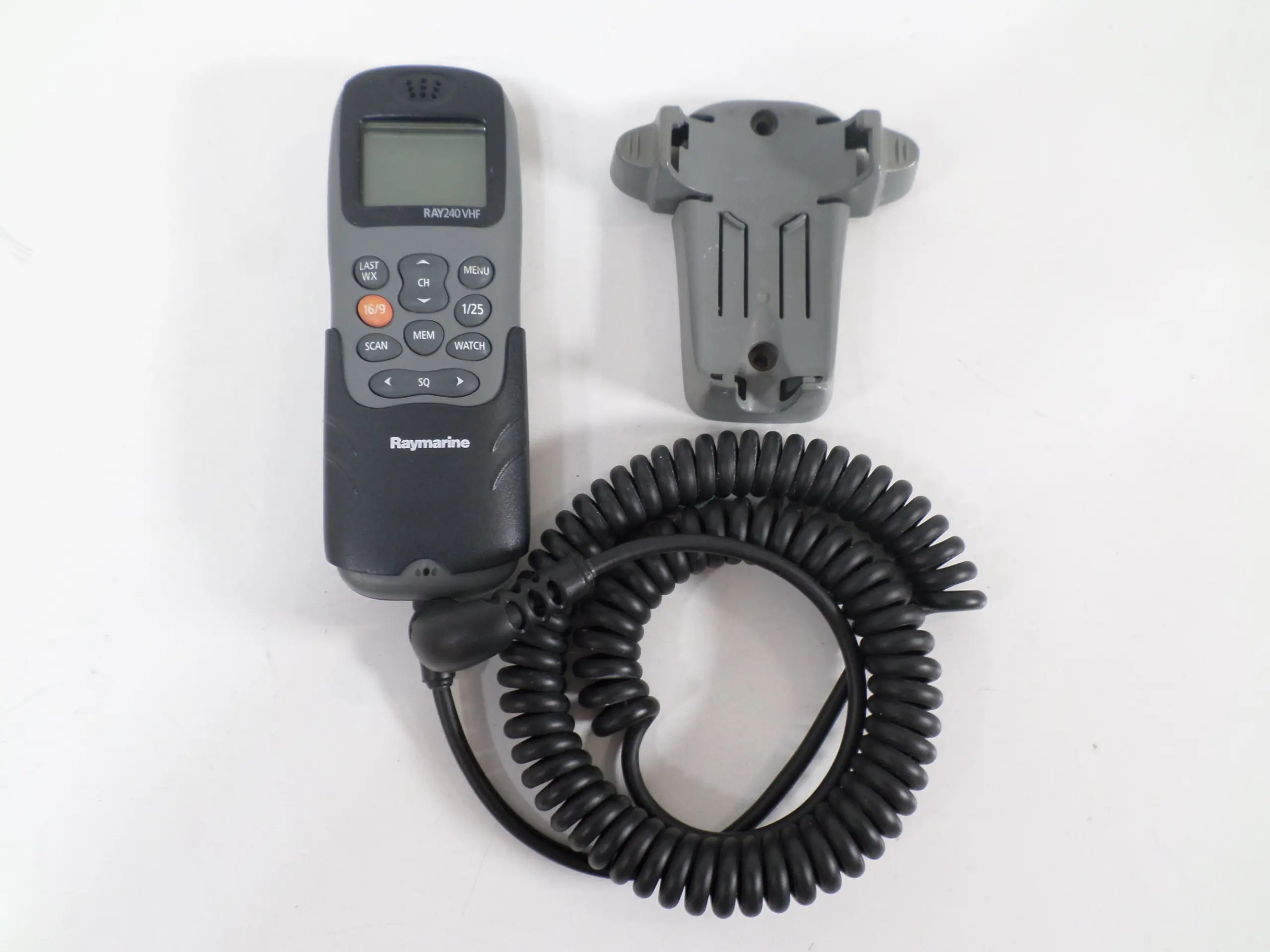 Raymarine RAY240 Marine VHF Unit Handset Model No. E45009 with Cradle ...