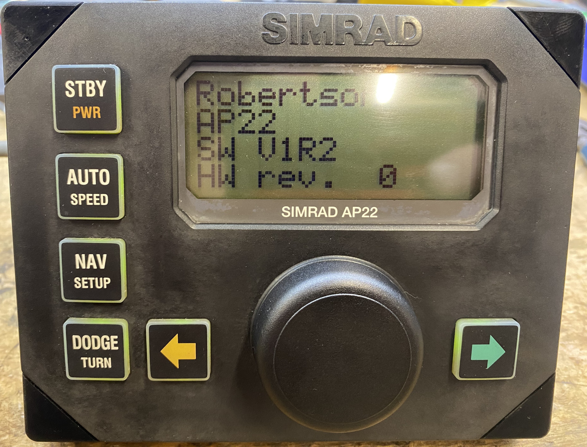 Simrad/AP22 Autopilot Control Head PN/22085849 MME Refurbished - Max ...