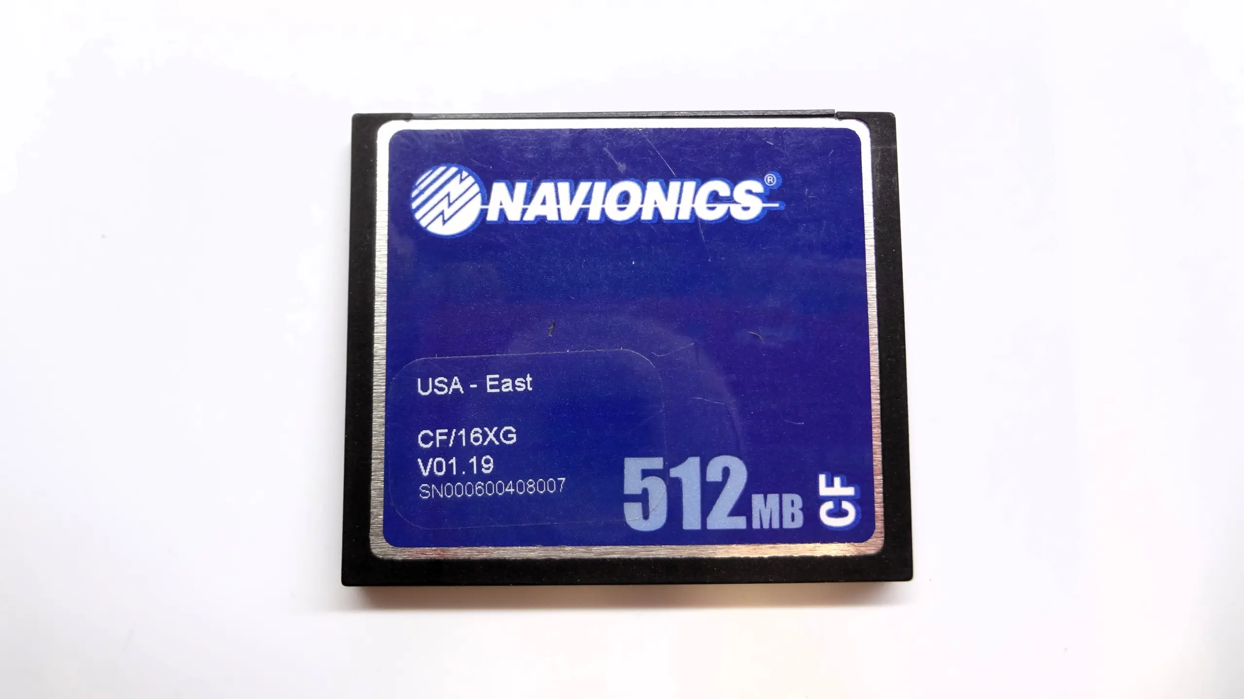 Navionics Gold CF Chart Card "USA - East" CF/16XG V01.19 - 512MB - 2007 ...