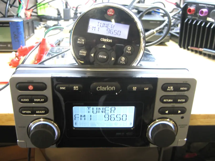 Clarion CMD6 Marine Boat Stereo Head Unit AM/FM CD - Max Marine Electronics